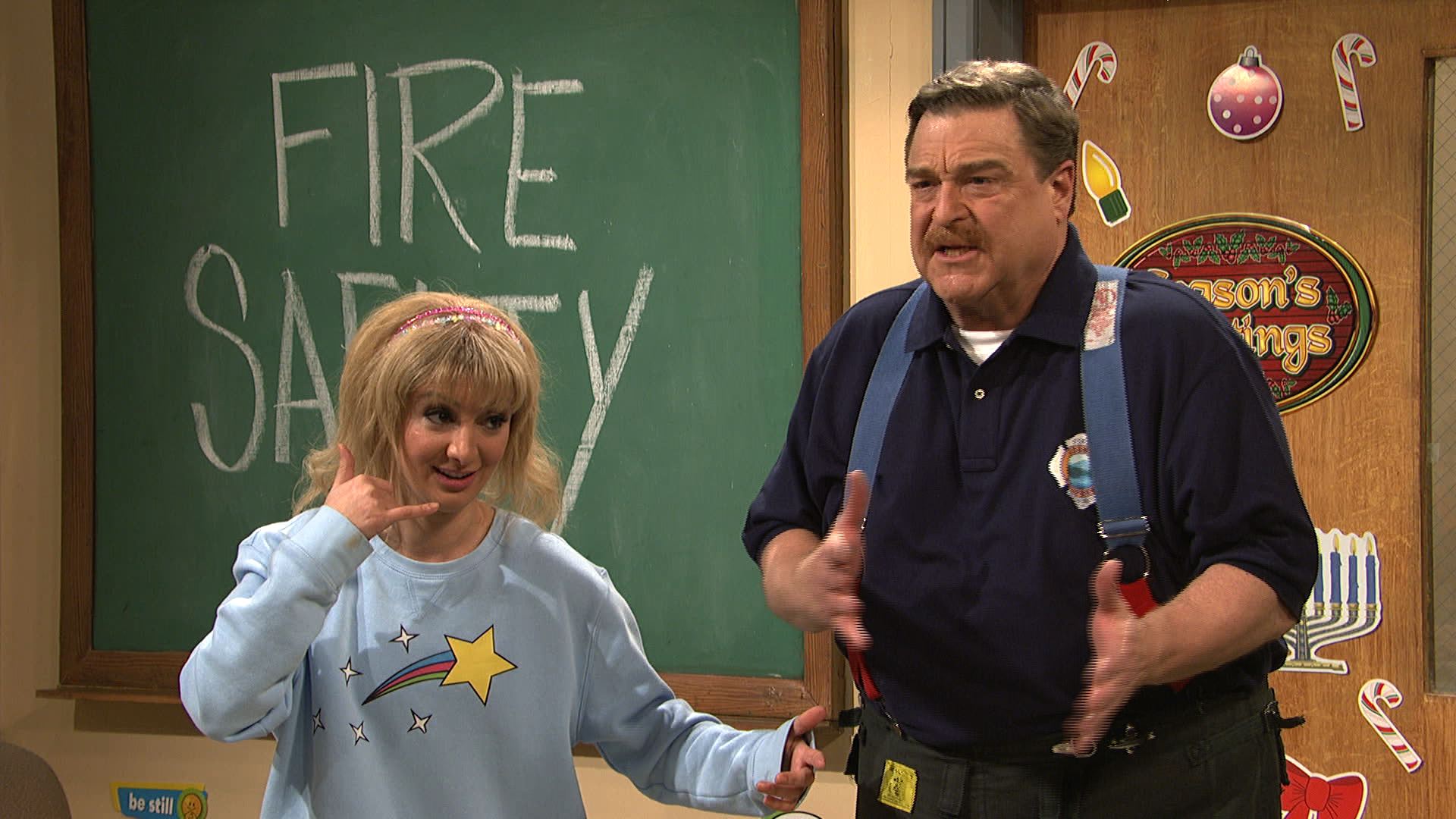 Watch Saturday Night Live Highlight: Shallon: Fire Safety - NBC.com