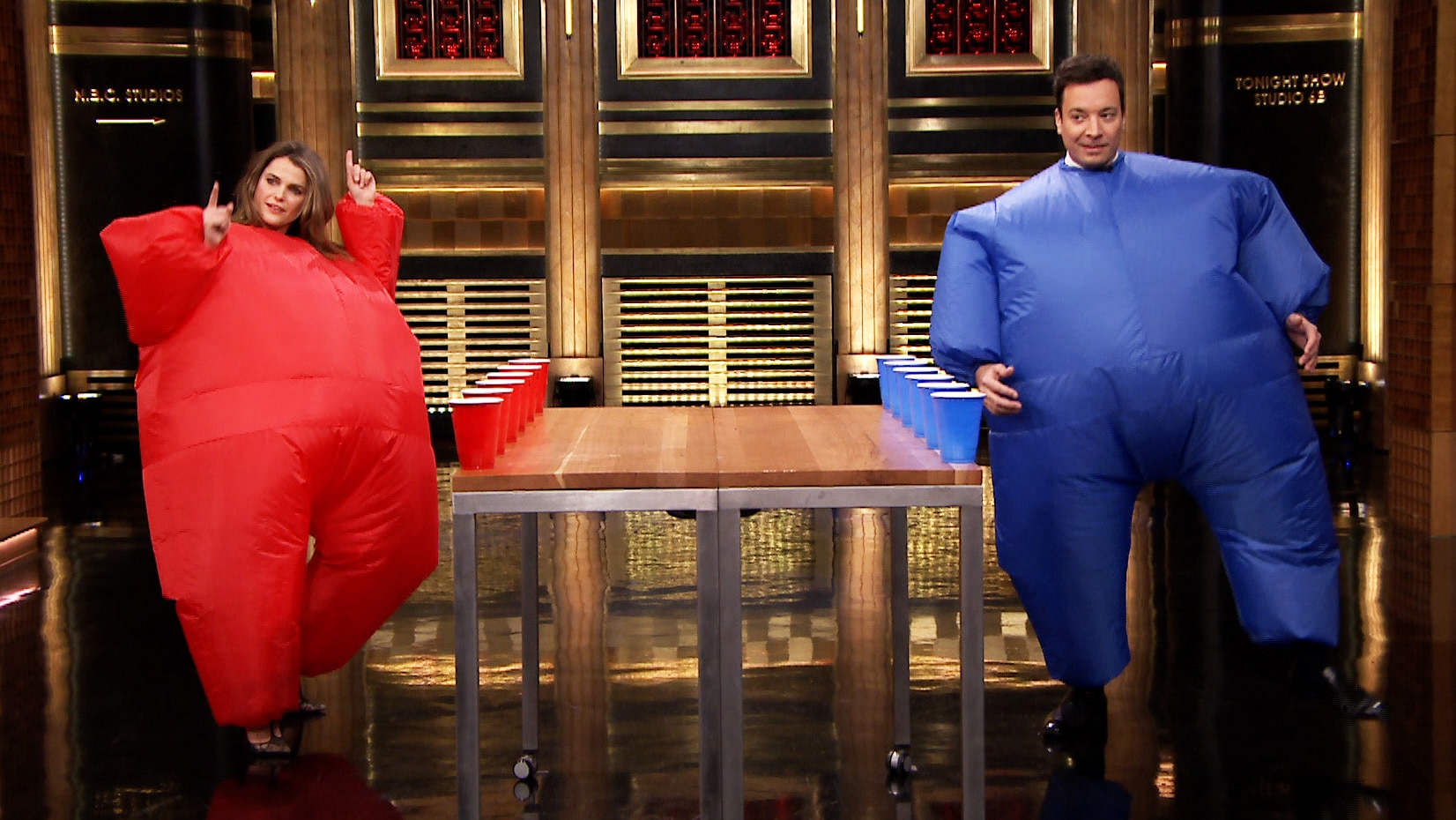 Watch The Tonight Show Starring Jimmy Fallon Highlight: Inflatable Flip ...