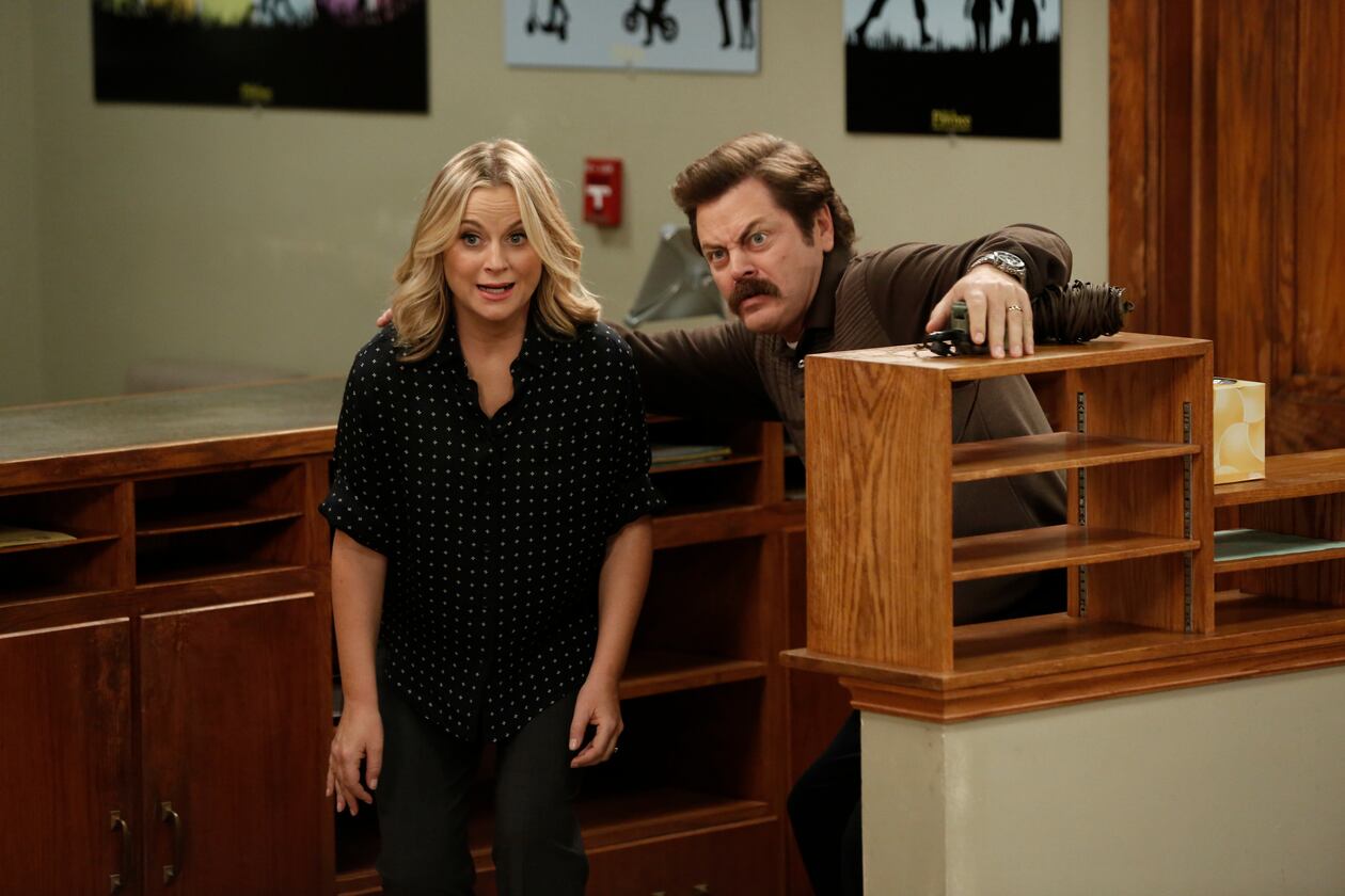 Parks And Recreation Leslie And Ron Photo 2194306