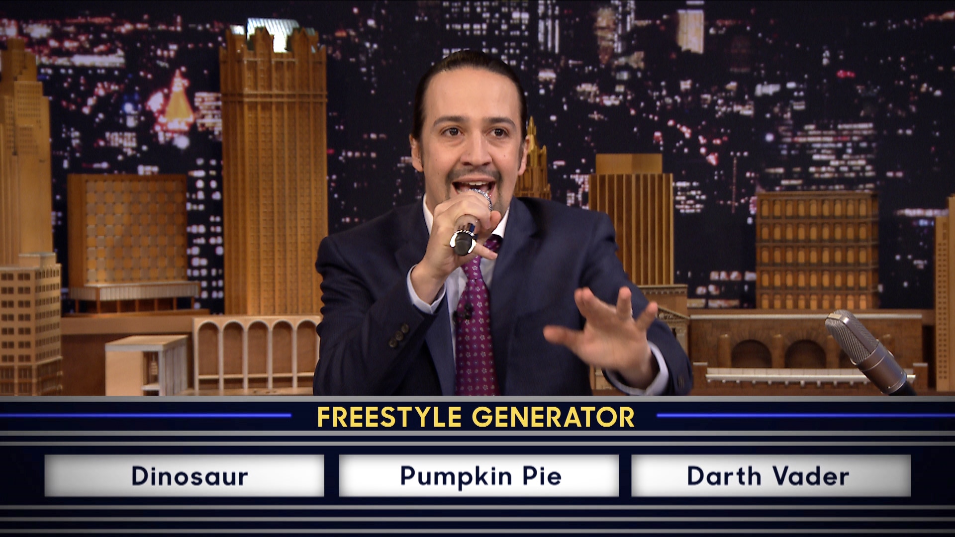 Watch The Tonight Show Starring Jimmy Fallon Highlight: Wheel of Freestyle with Lin-Manuel ...