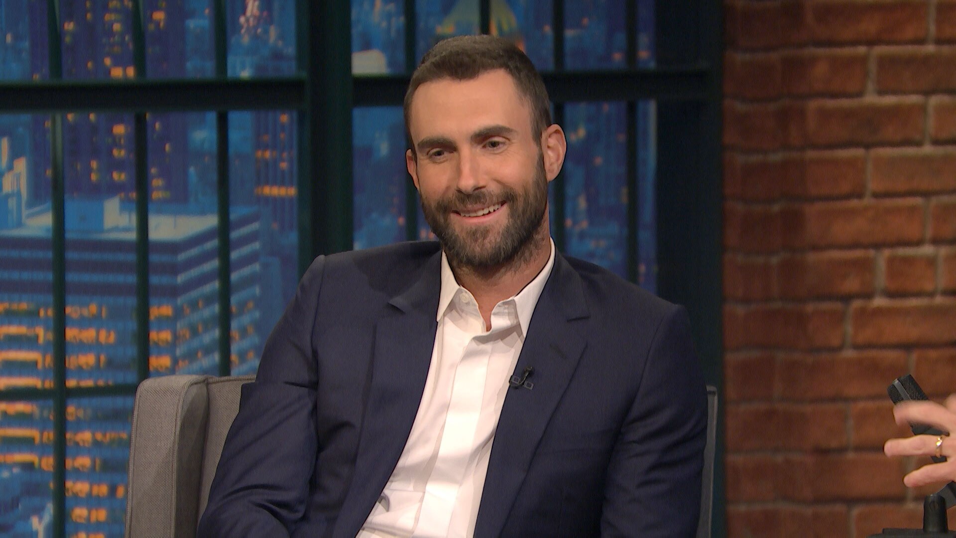 Watch Late Night with Seth Meyers Interview: Adam Levine Was a Writer's ...