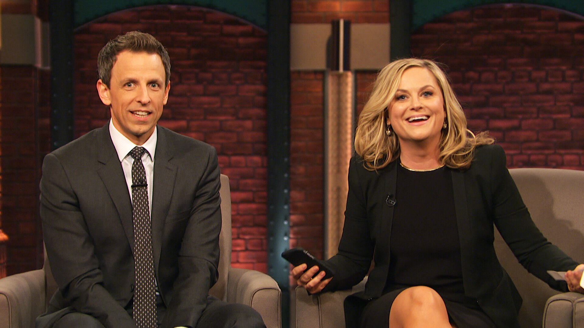 Watch Late Night with Seth Meyers Interview: The Parks and Recreation Cast Toasts Each Other ...