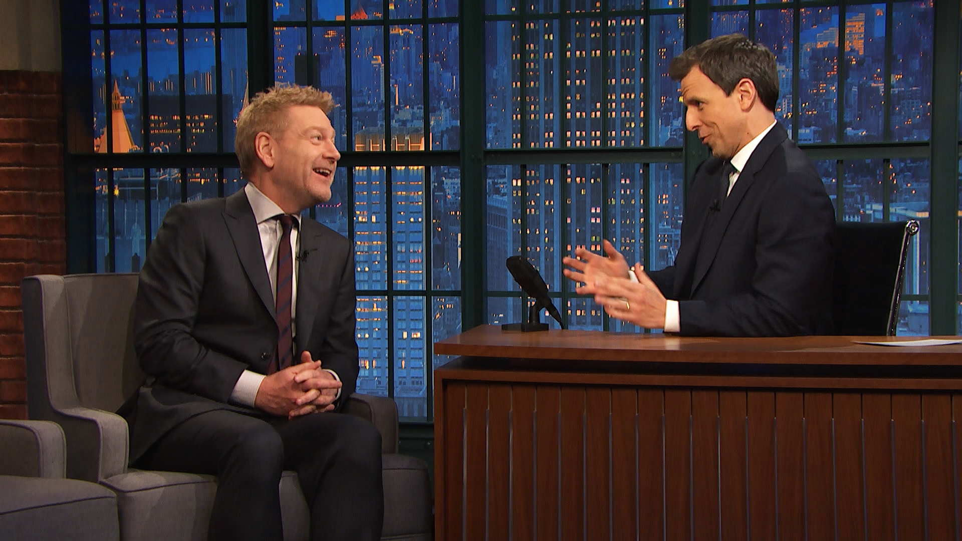 Watch Late Night with Seth Meyers Interview: Kenneth Branagh on Trying ...