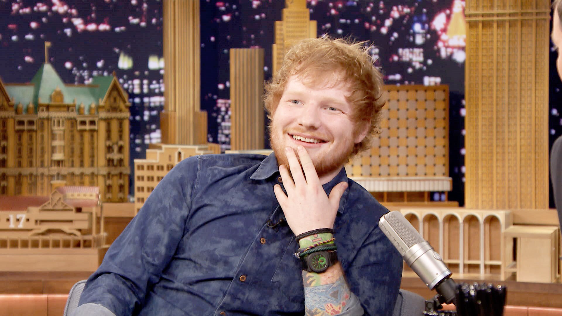 Watch The Tonight Show Starring Jimmy Fallon Interview: Ed Sheeran Ate ...