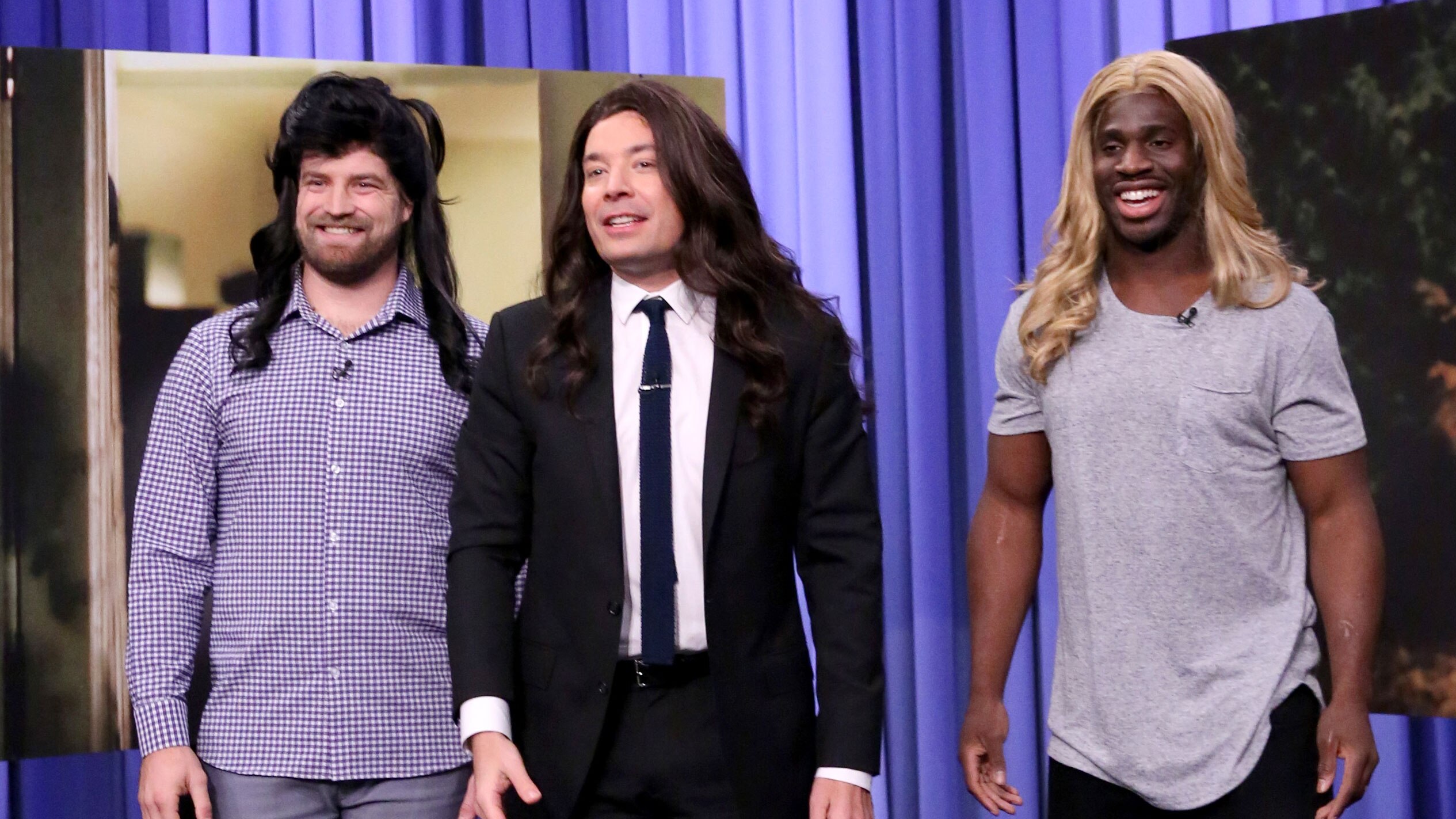 Watch The Tonight Show Starring Jimmy Fallon Highlight: Two NFL Players ...