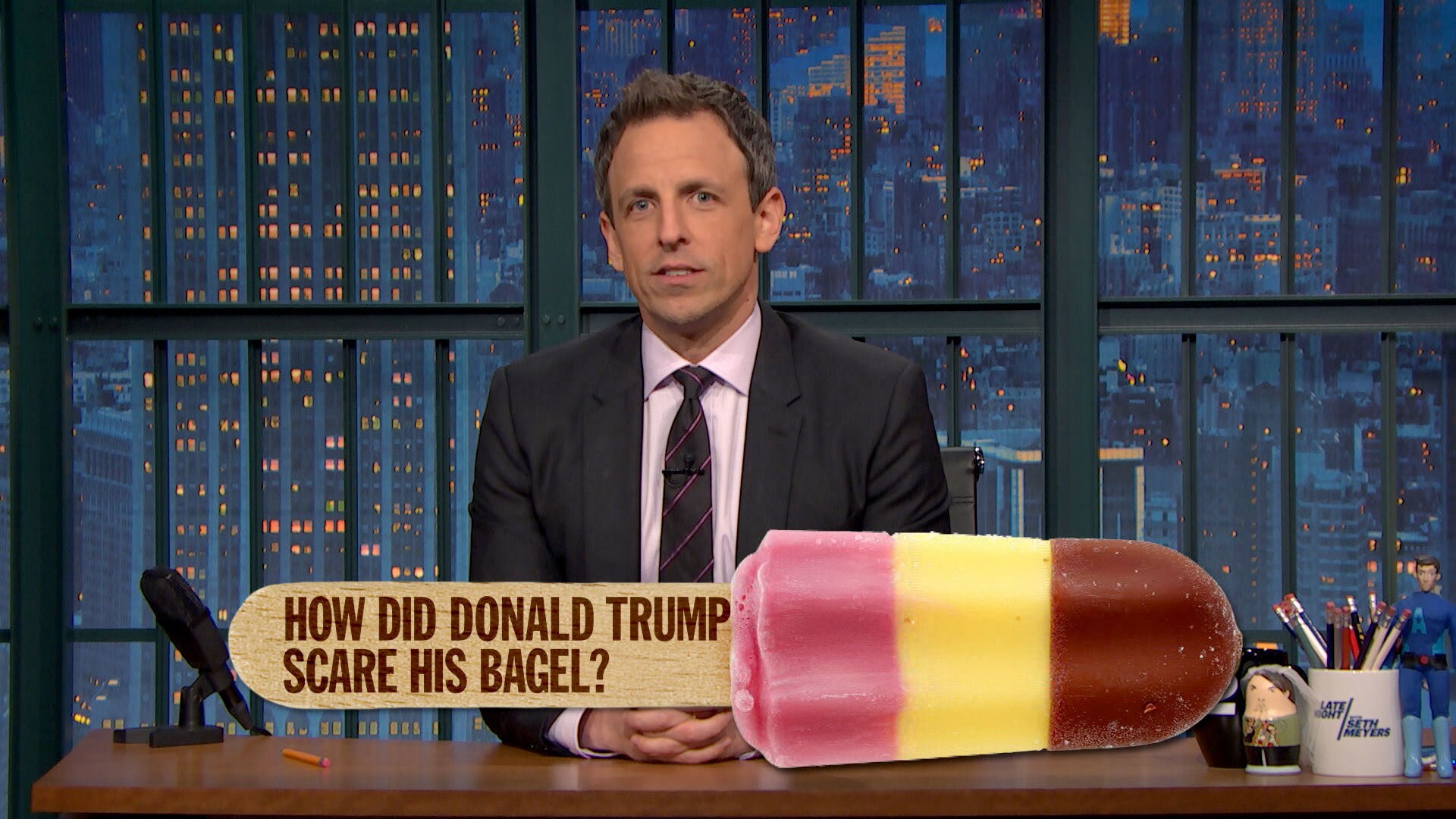 Watch Late Night with Seth Meyers Highlight: Popsicle Schtick - NBC.com