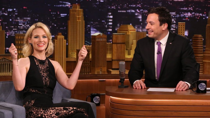 Watch The Tonight Show Starring Jimmy Fallon Interview: January Jones ...