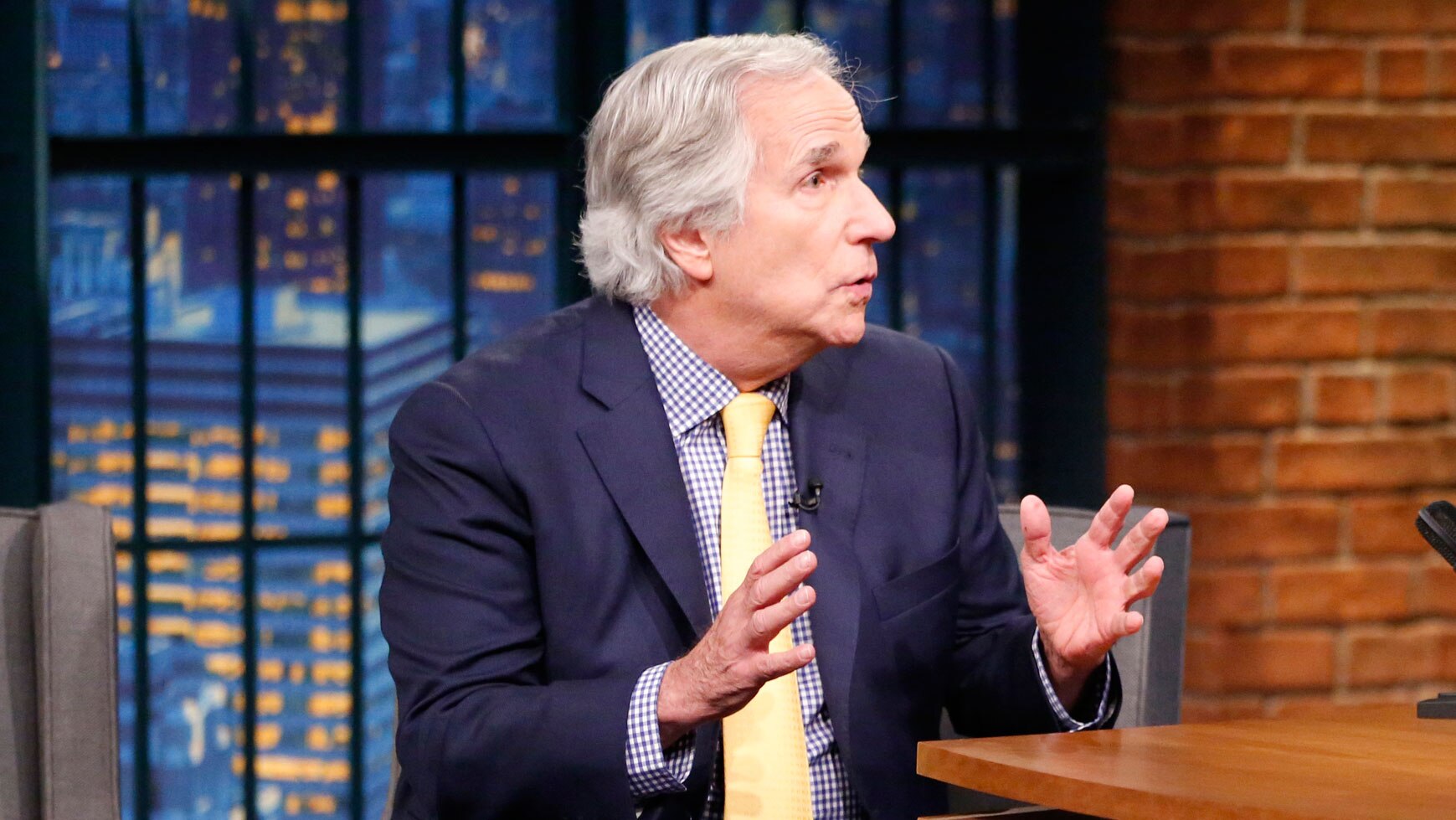 Watch Late Night with Seth Meyers Interview: Henry Winkler on Meeting ...