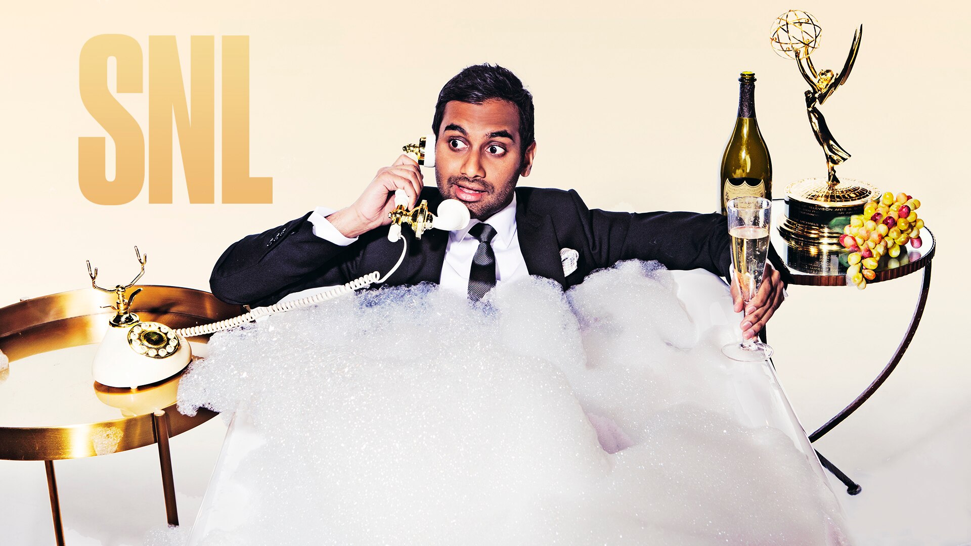 Saturday Night Live: Aziz Ansari and Big Sean Bumper Photos Photo ...