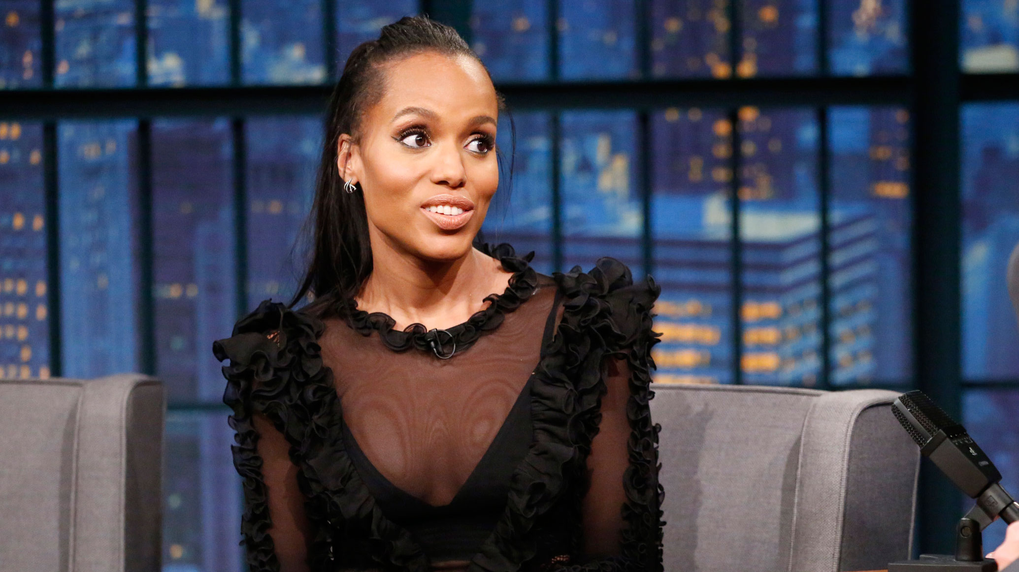 Watch Late Night with Seth Meyers Interview: Kerry Washington Has Her ...