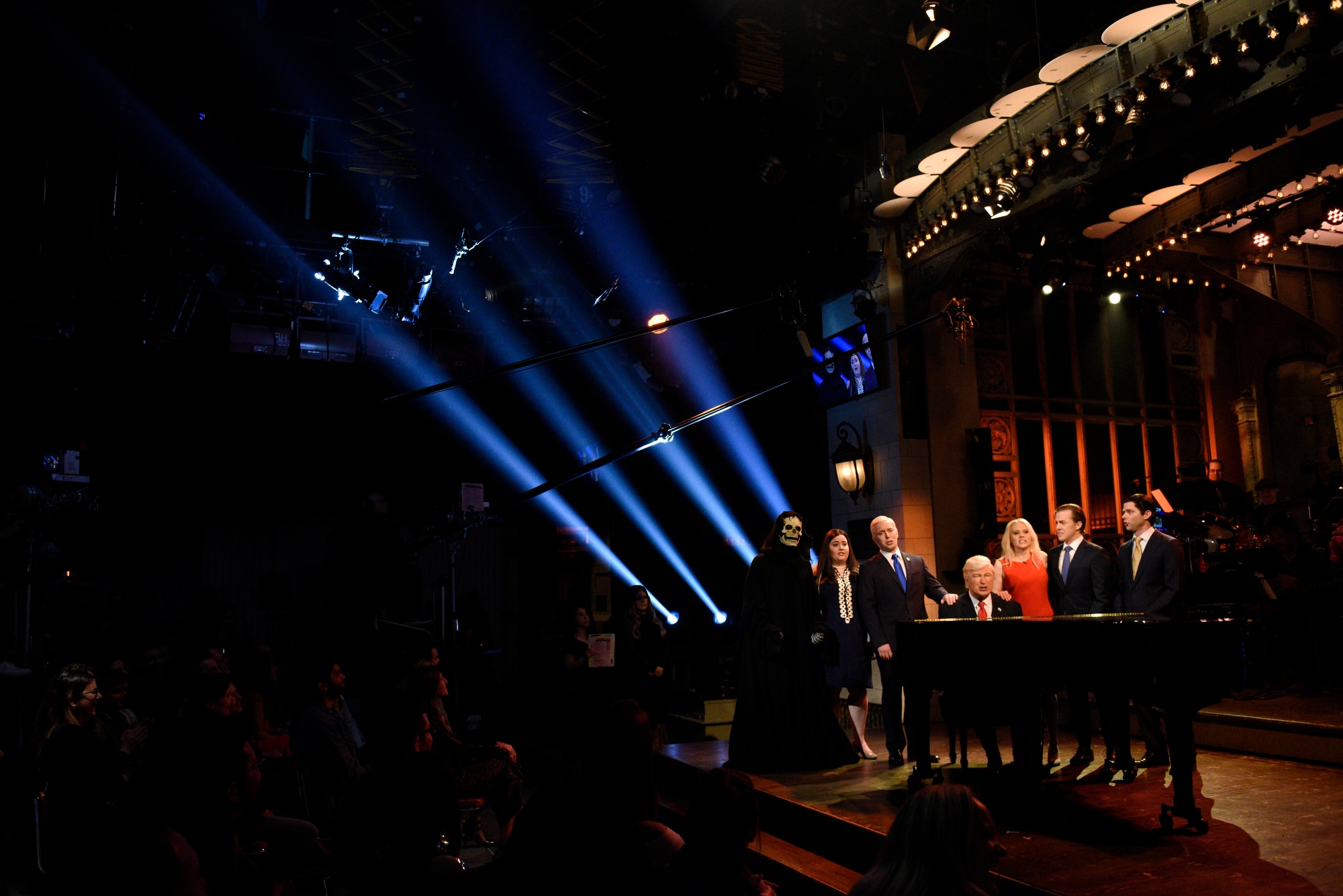 Saturday Night Live: From the Set: Dwayne Johnson and Katy Perry Photo ...