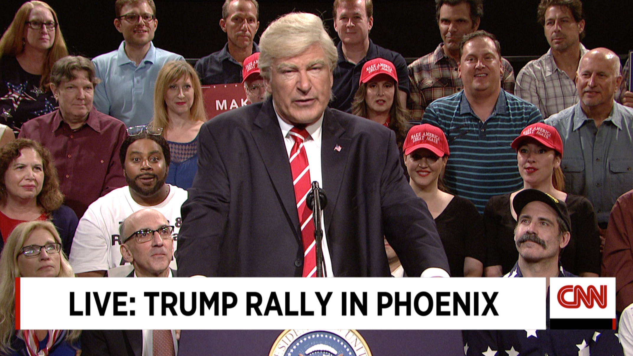 Watch Saturday Night Live Highlight: Donald Trump Phoenix Rally Cold Open - NBC.com