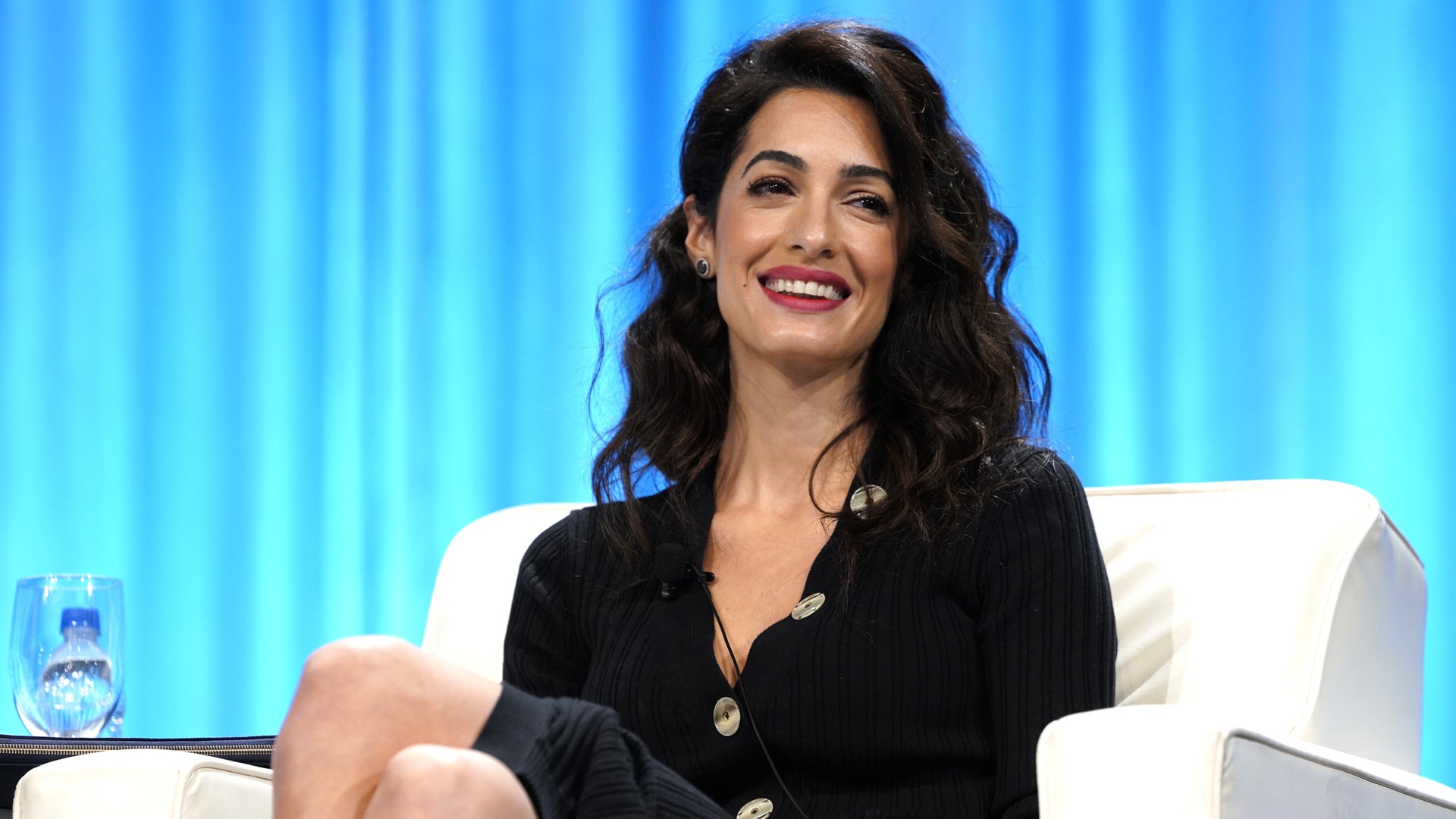 Watch Access Hollywood Interview Amal Clooney Gives Stirring Speech At