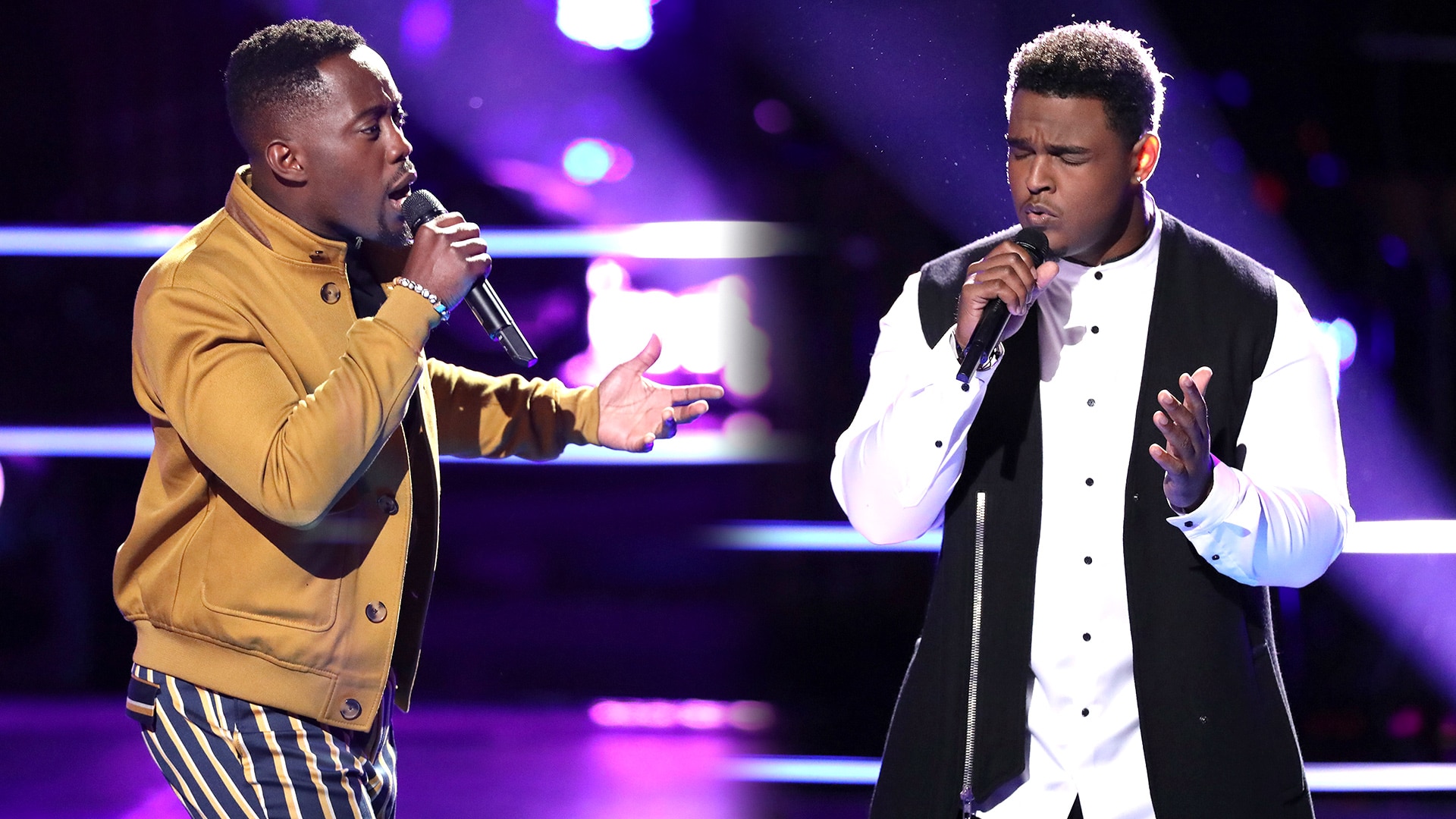 Watch The Voice Highlight: DeAndre Nico vs. Funsho: "Can You Stand the ...