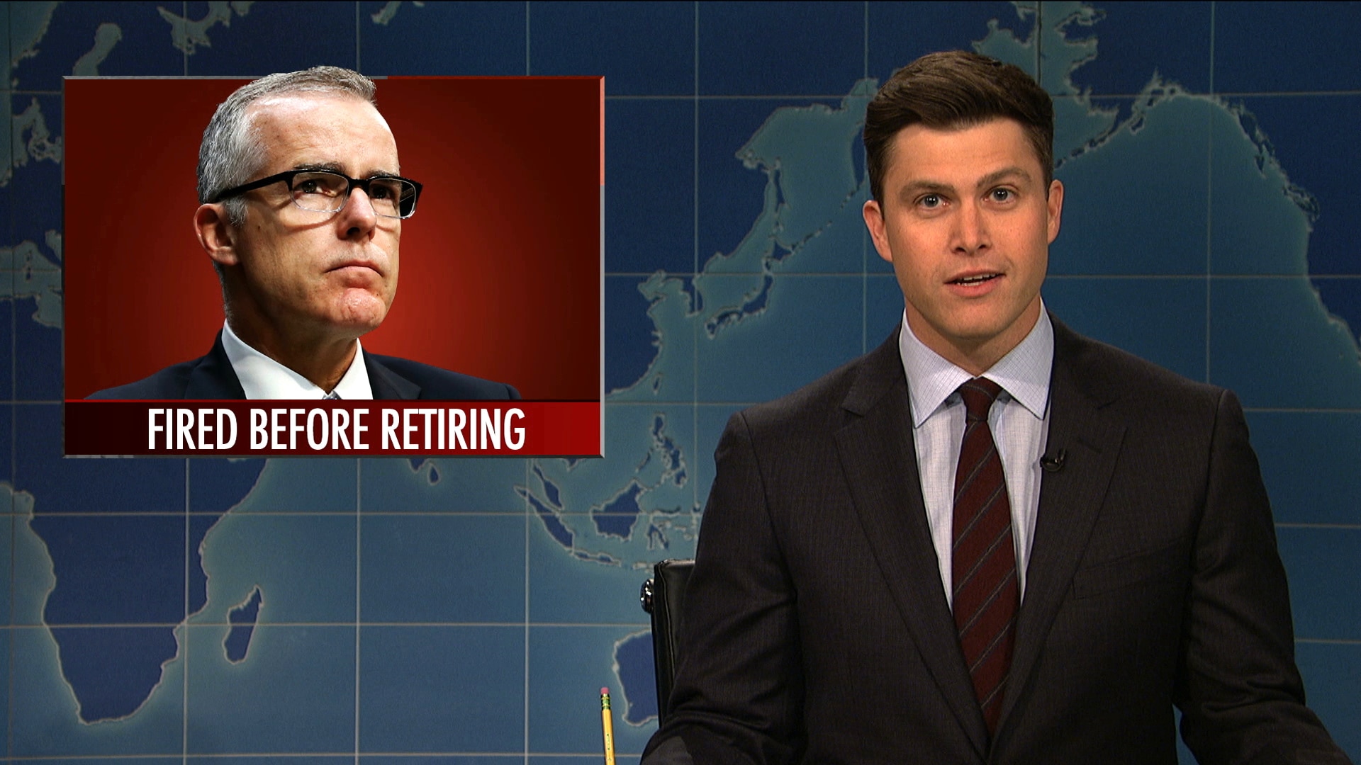 Watch Saturday Night Live Highlight: Weekend Update on Andrew McCabe's ...