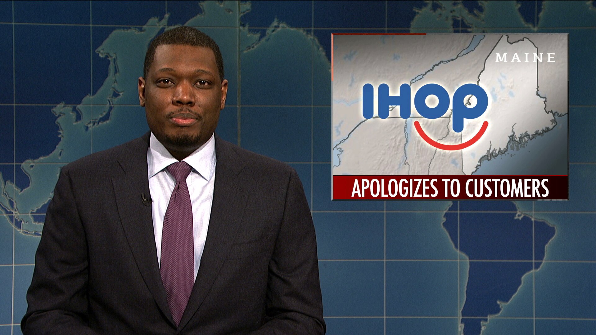 Watch Saturday Night Live Highlight: Weekend Update on IHOP's Apology ...