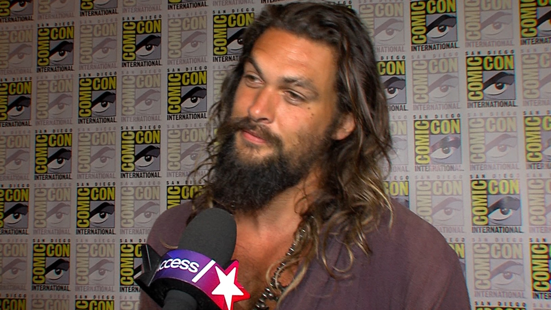 Watch Access Hollywood Interview Jason Momoa Im Excited To See What