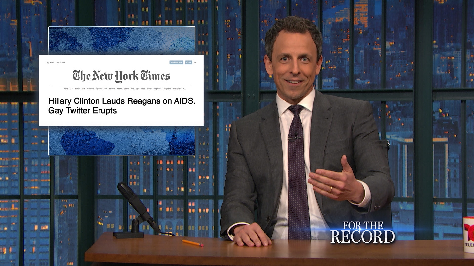 Watch Late Night with Seth Meyers Highlight: For the Record: Nancy ...