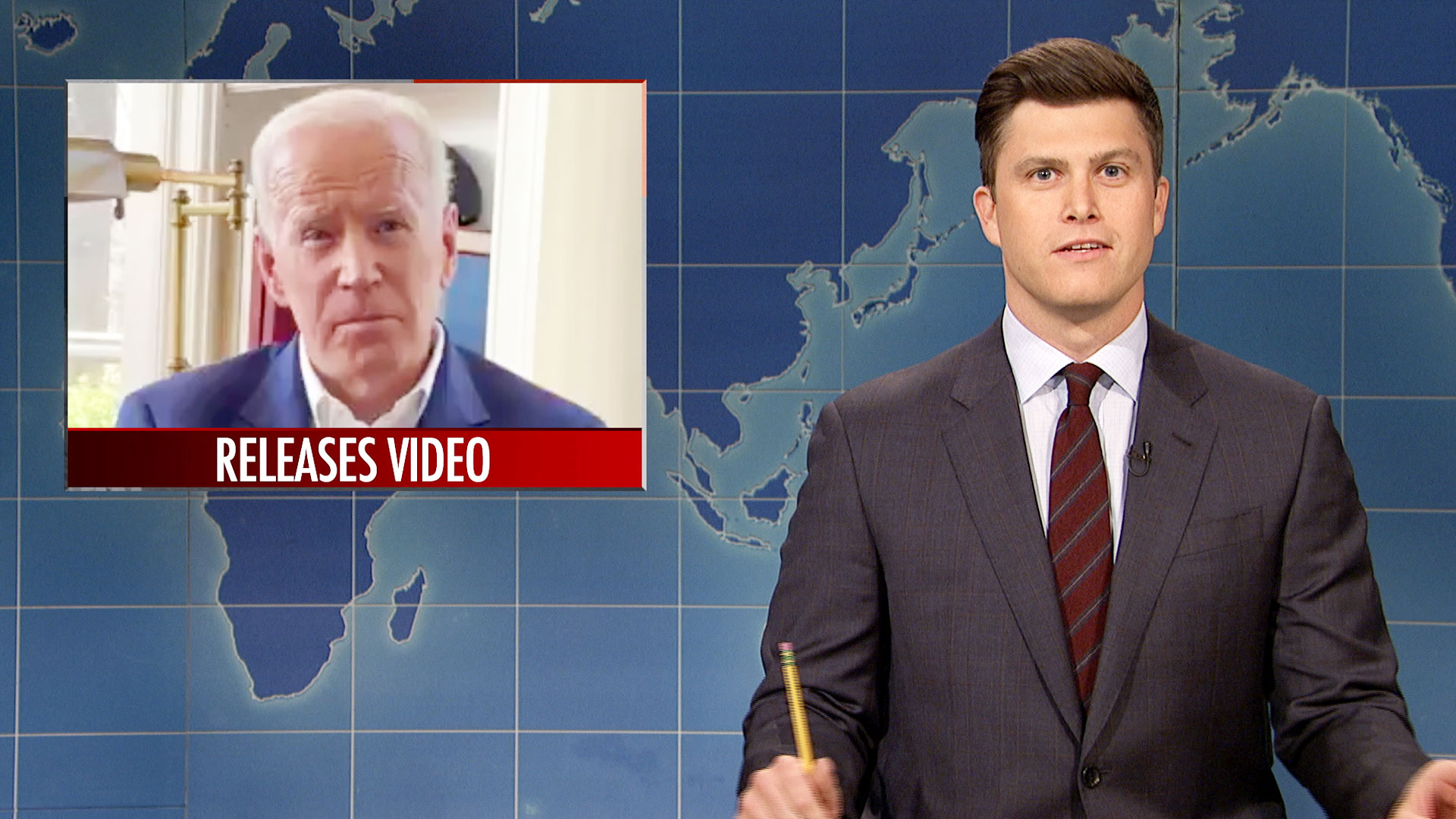 Watch Saturday Night Live Highlight: Weekend Update: Joe Biden Touching ...