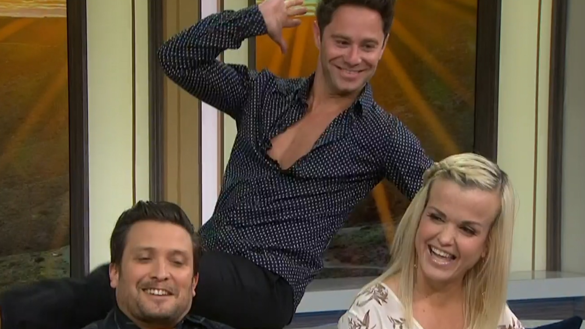 Watch Access Hollywood Interview: 'DWTS' Pro Sasha Farber Crashes ... Watch Access Hollywood Interview: 'DWTS' Pro Sasha Farber Crashes ...
