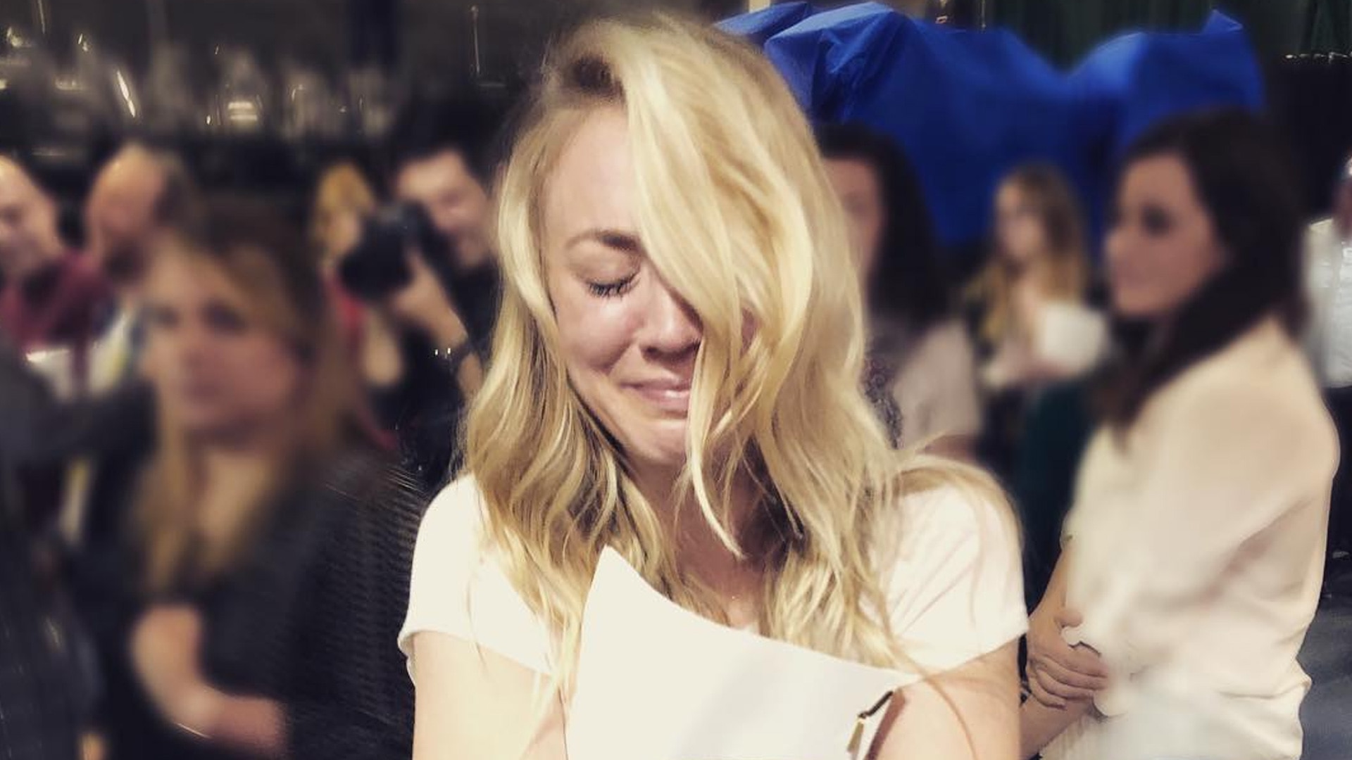 Watch Access Hollywood Interview: Kaley Cuoco Breaks Down In Tears At ...