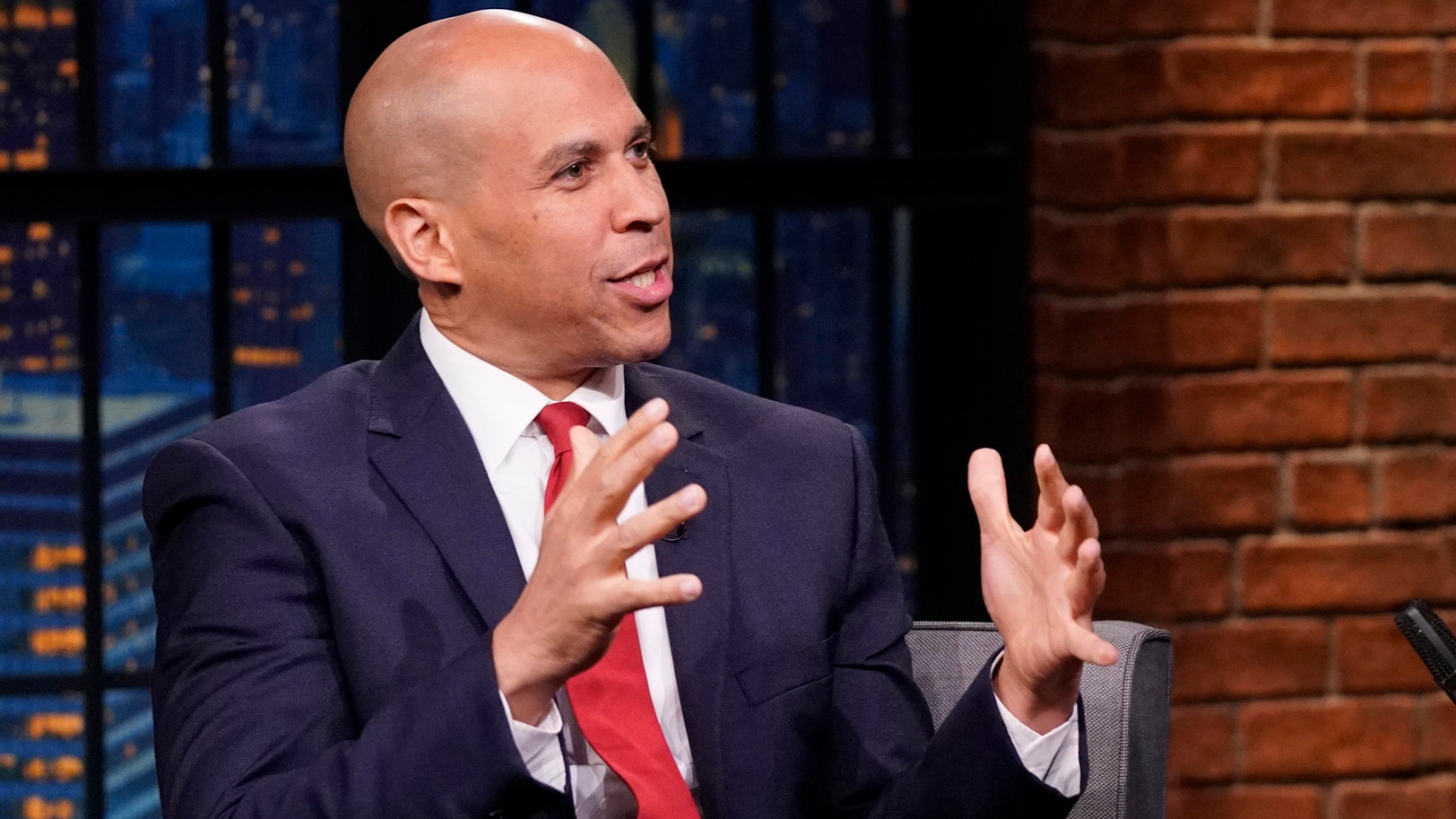 Watch Late Night with Seth Meyers Interview: Sen. Cory Booker on His ...