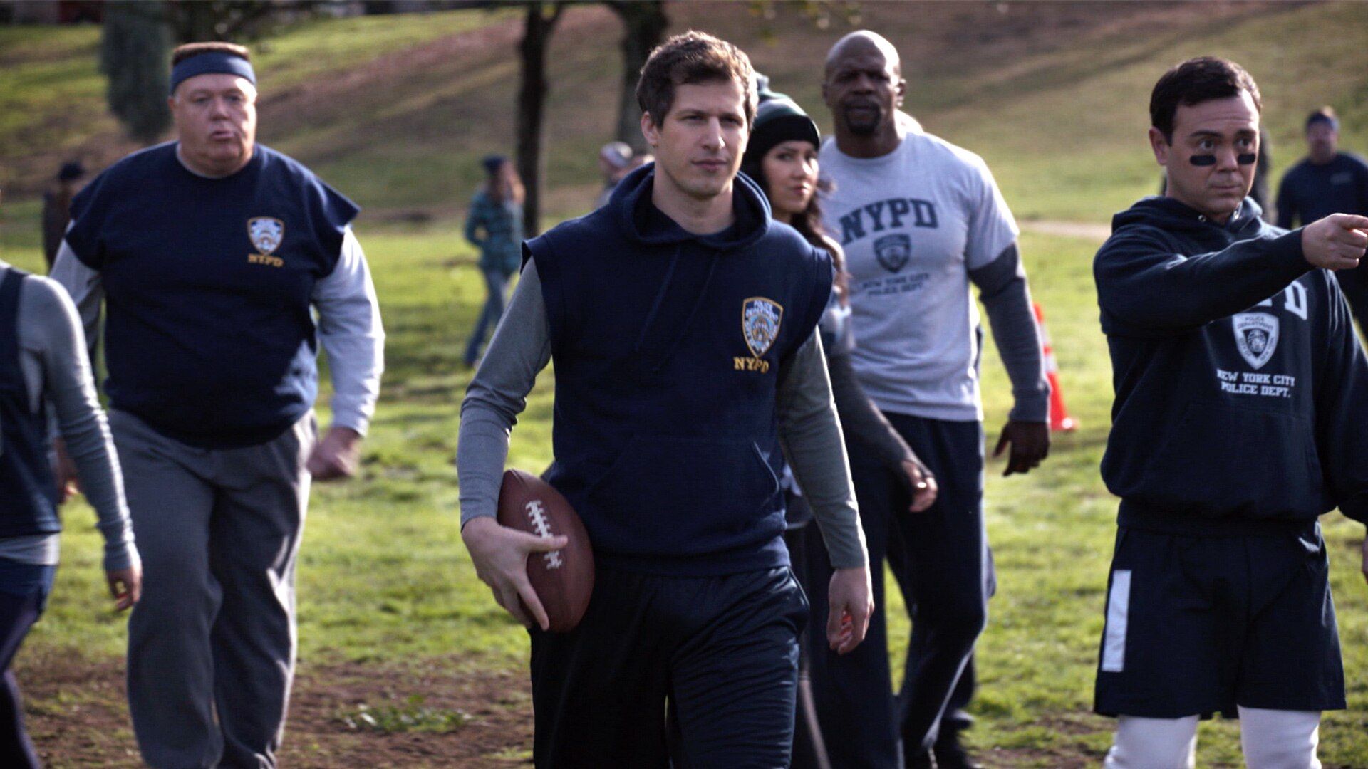 Watch Brooklyn Nine-Nine Highlight: Cold Open: NYPD vs. NYFD - NBC.com