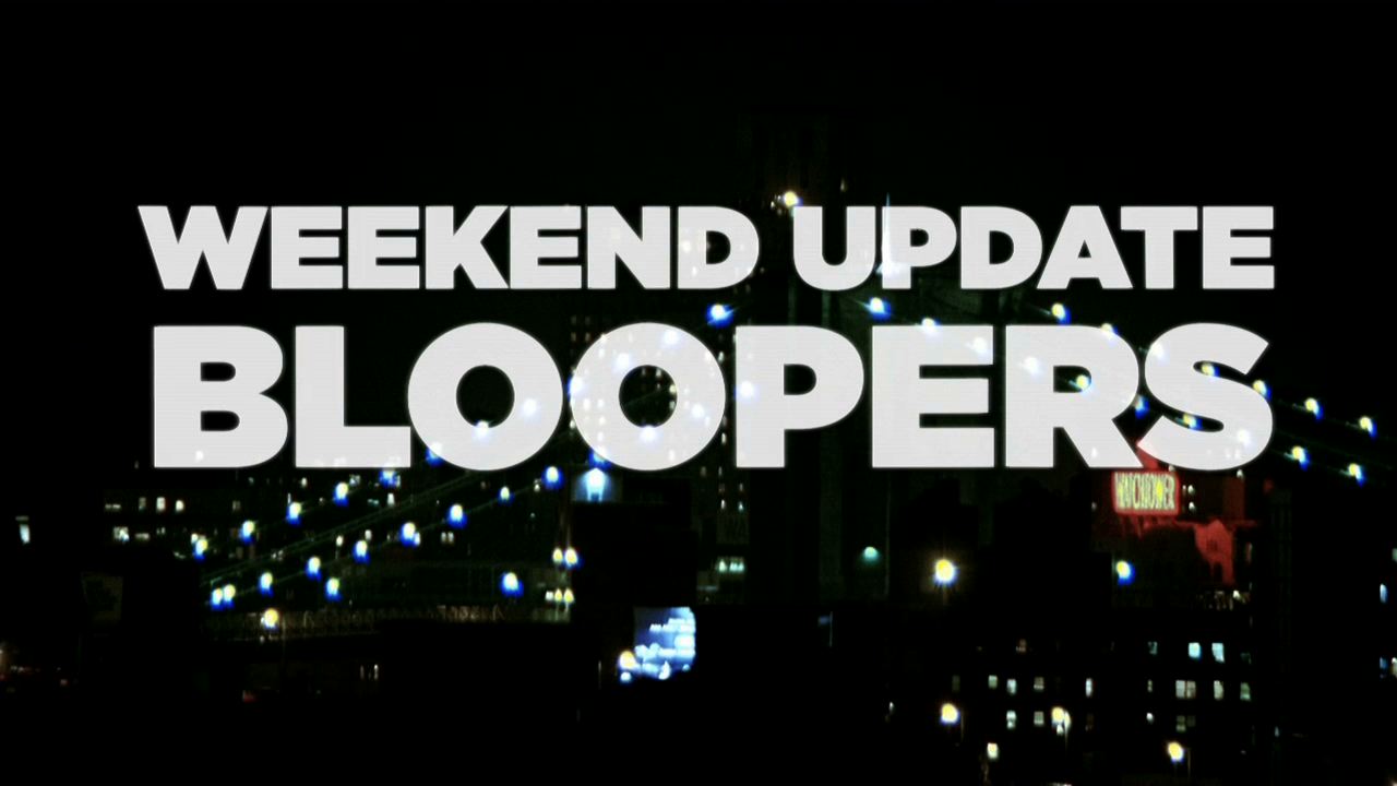 Watch Saturday Night Live Web Exclusive: Weekend Update Bloopers - NBC.com
