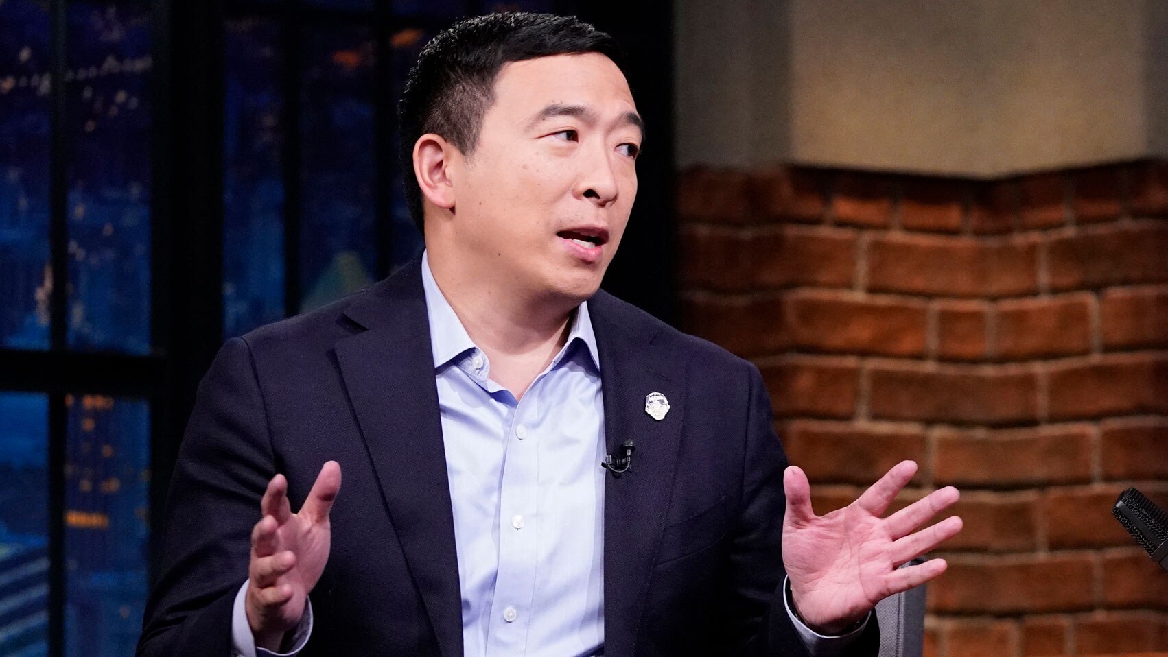 Watch Late Night with Seth Meyers Interview: Andrew Yang on Universal ...