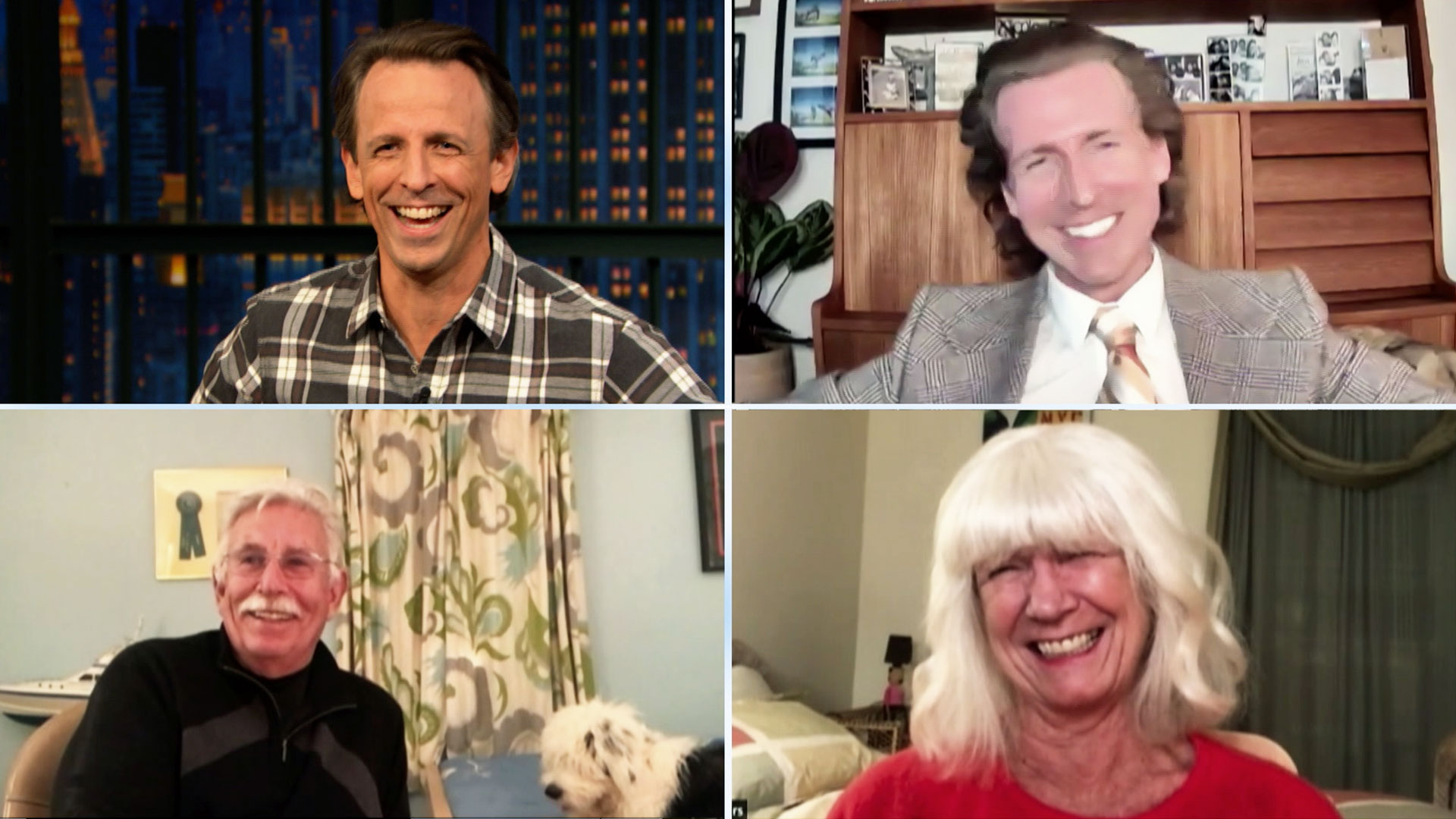 Watch Late Night with Seth Meyers Interview: The Meyers Family Have a ...