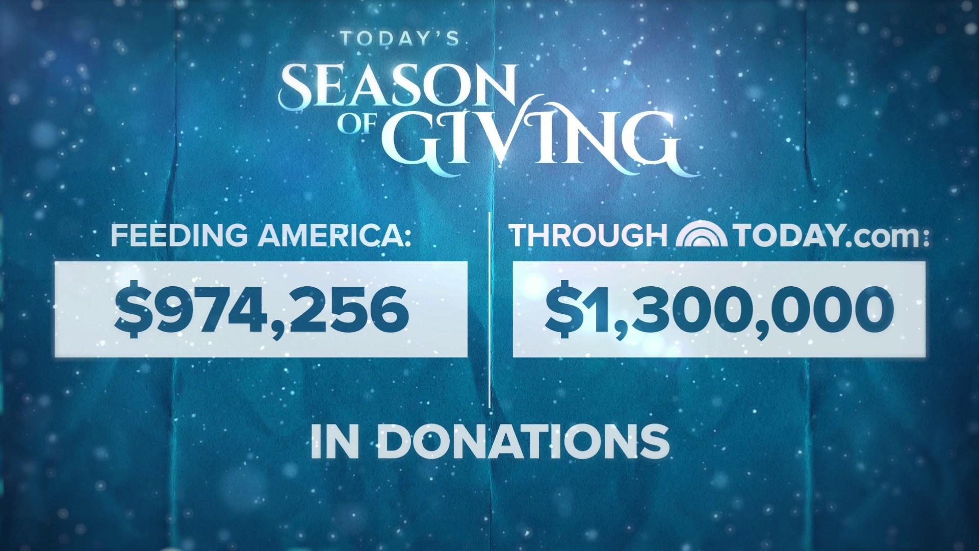 Watch TODAY Highlight: TODAY Season of Giving Food Drive raises more ...