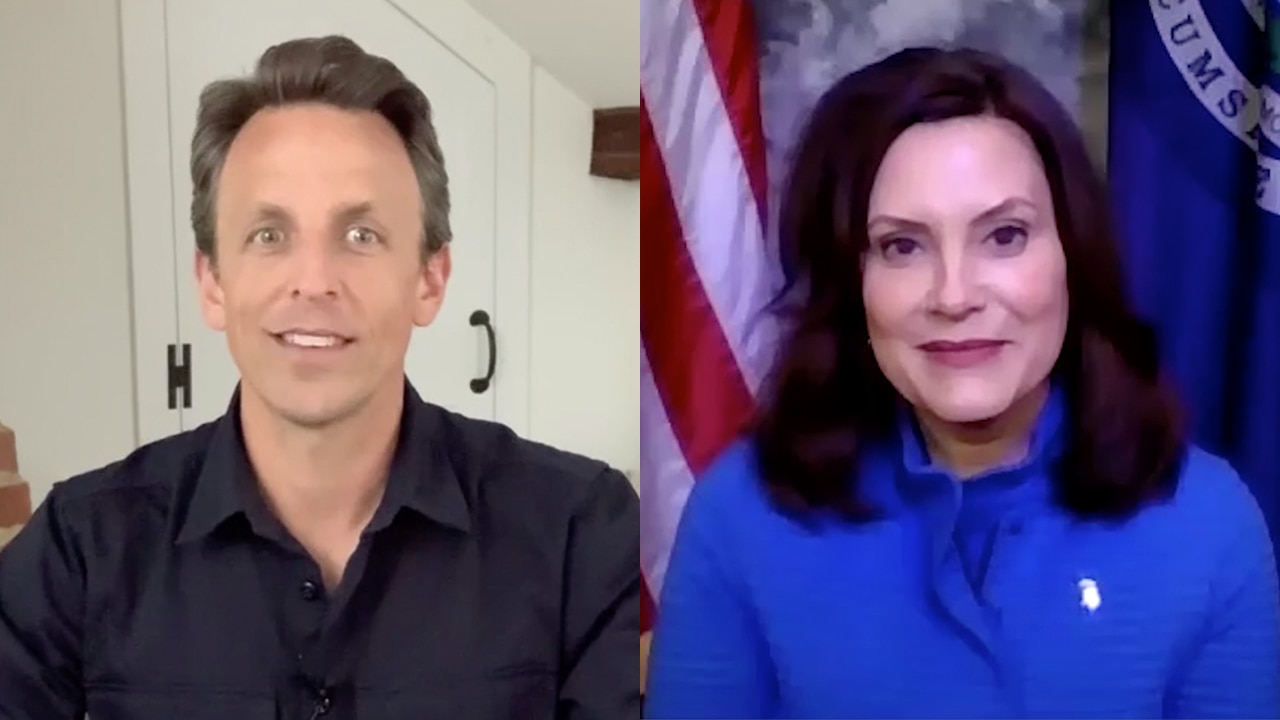 Watch Late Night with Seth Meyers Interview: Gov. Gretchen Whitmer on ...