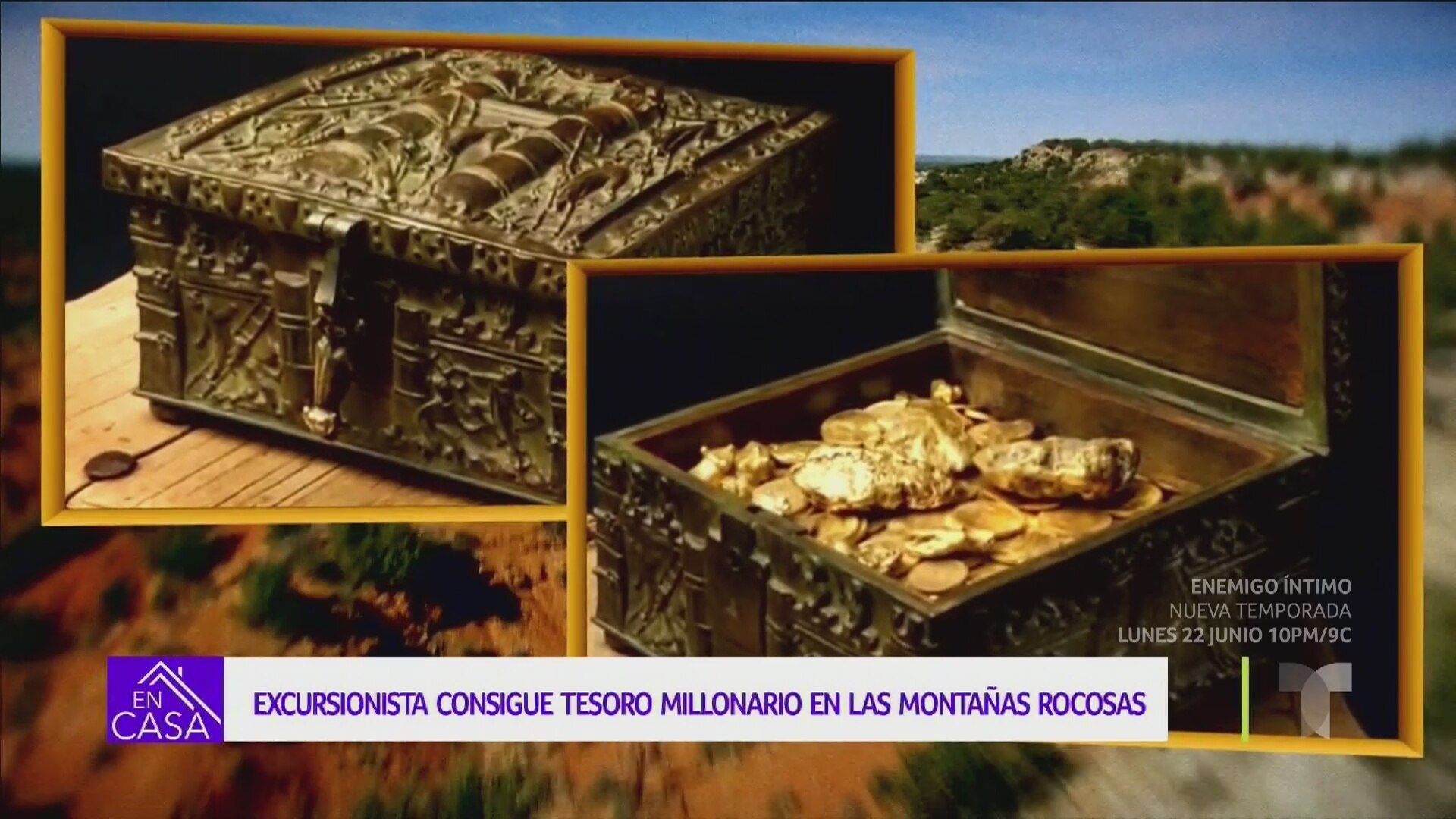Watch En Casa con Telemundo Highlight: Descubren tesoro que un ...