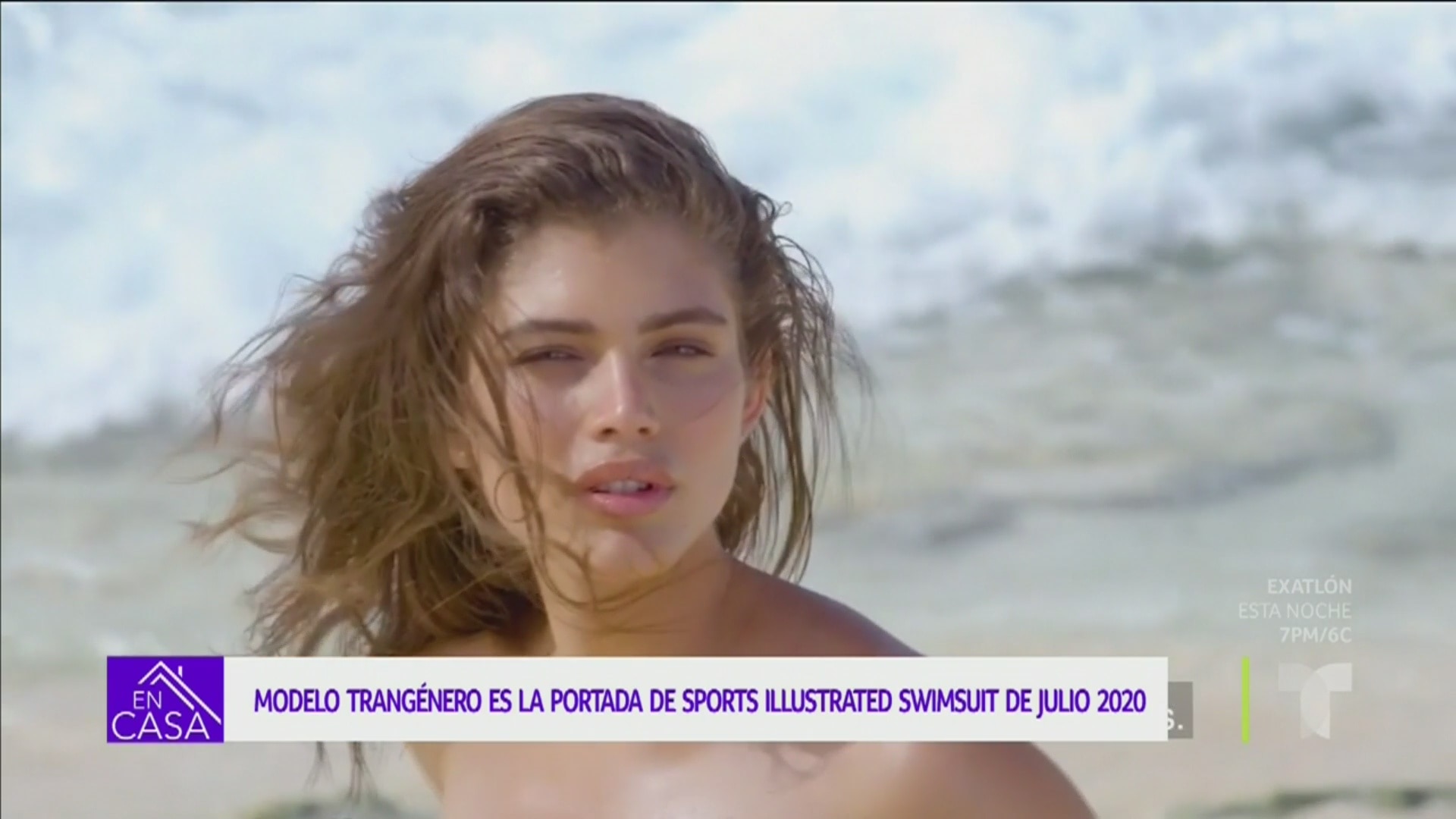Watch En Casa con Telemundo Highlight: Valentina Sampaio: la primera ...