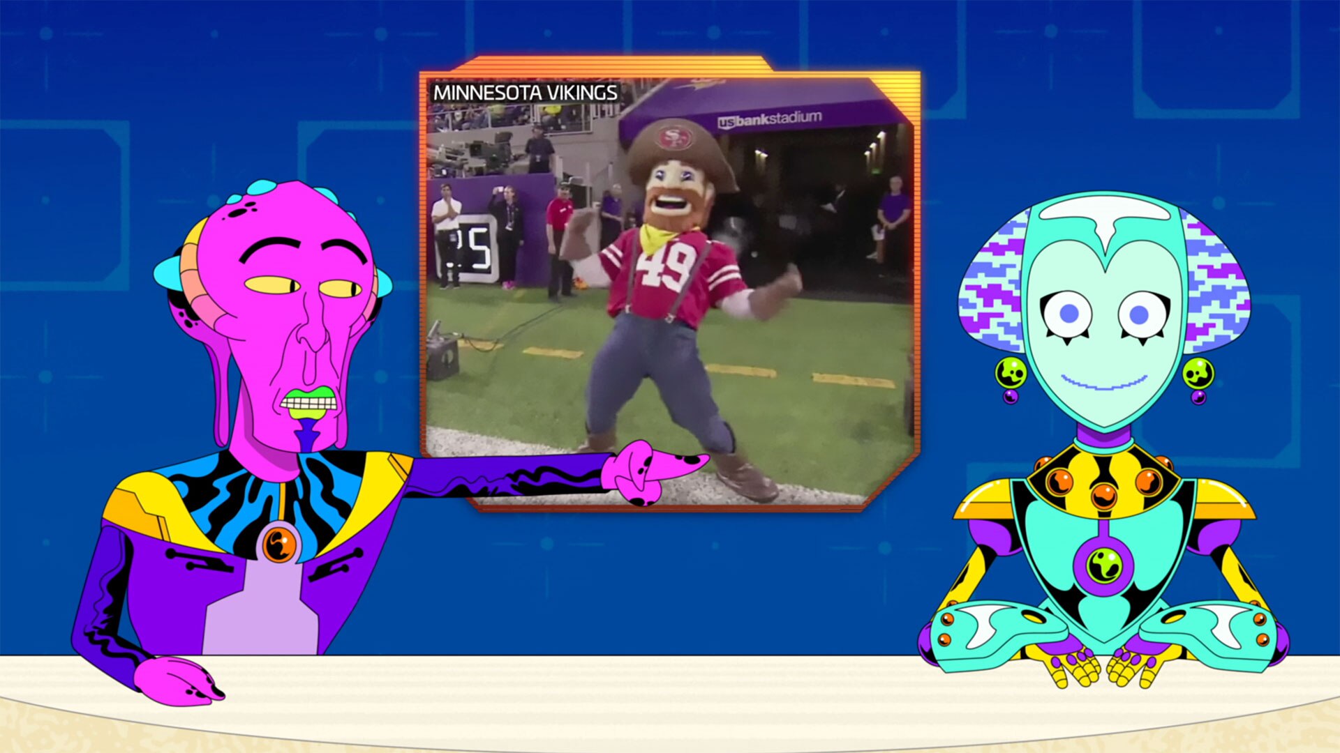 Watch Alien News Desk Episode: Princes of Mange - NBC.com