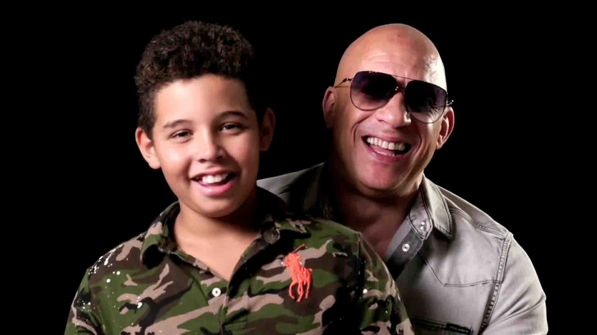 Watch Access Hollywood Interview Vin Diesels Son Vincent Adorably