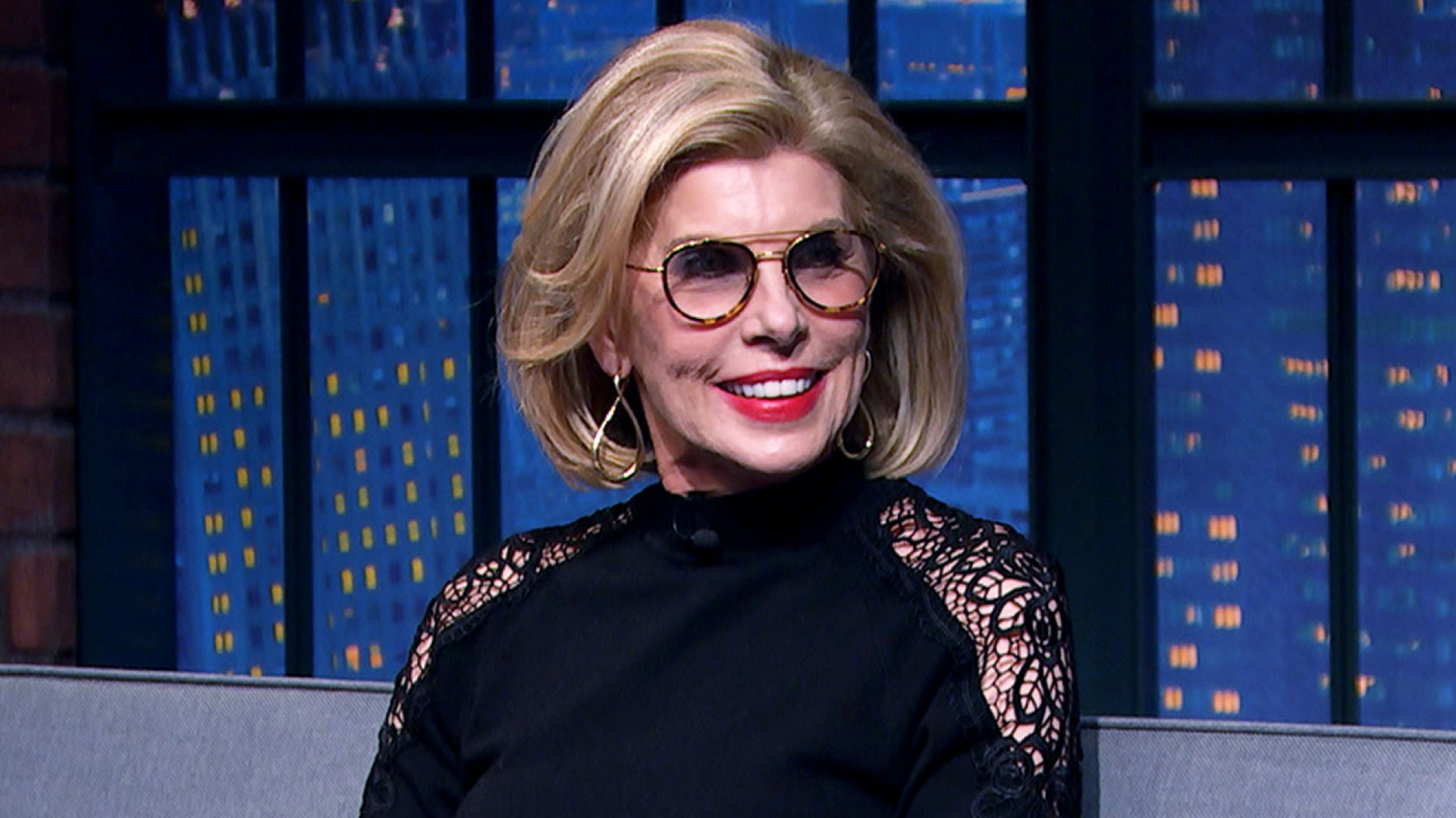 Watch Late Night with Seth Meyers Interview: Christine Baranski Was ...