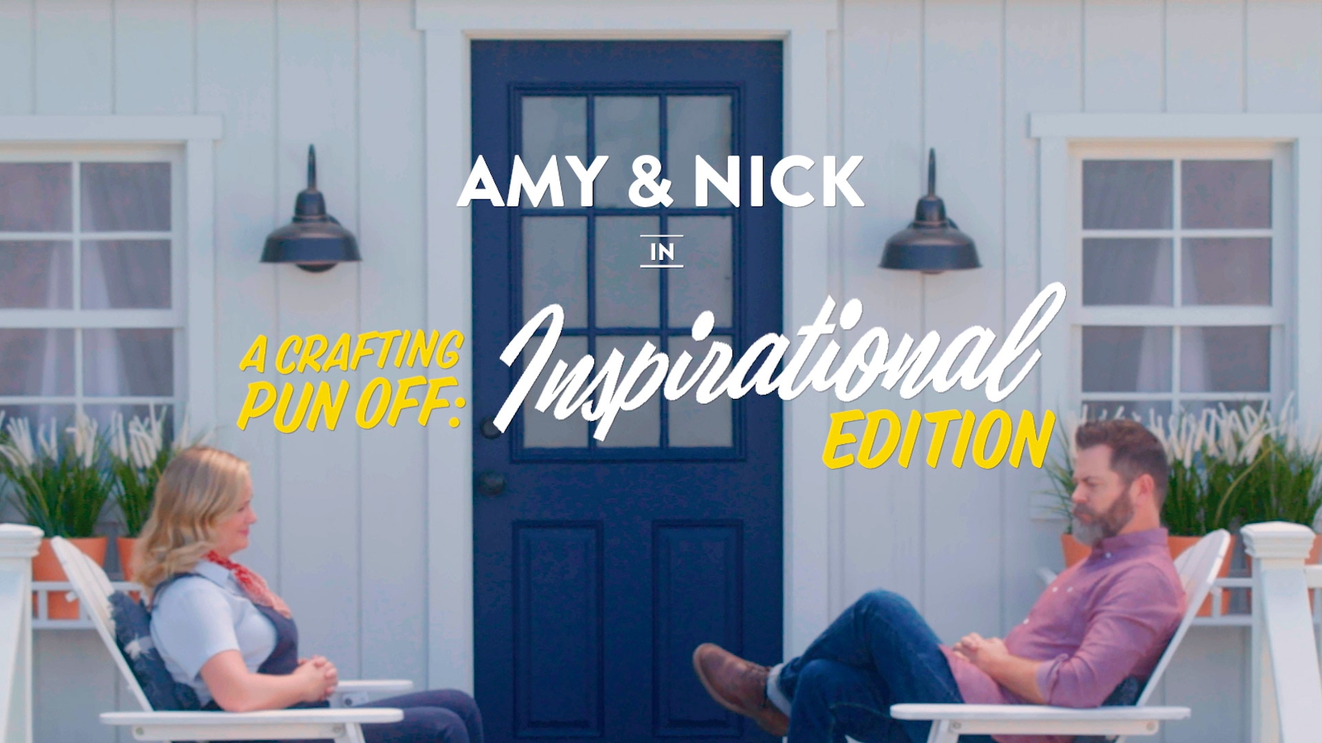Watch Making It Web Exclusive: Amy Poehler and Nick Offerman: A Crafting Pun-Off: Inspirational ...