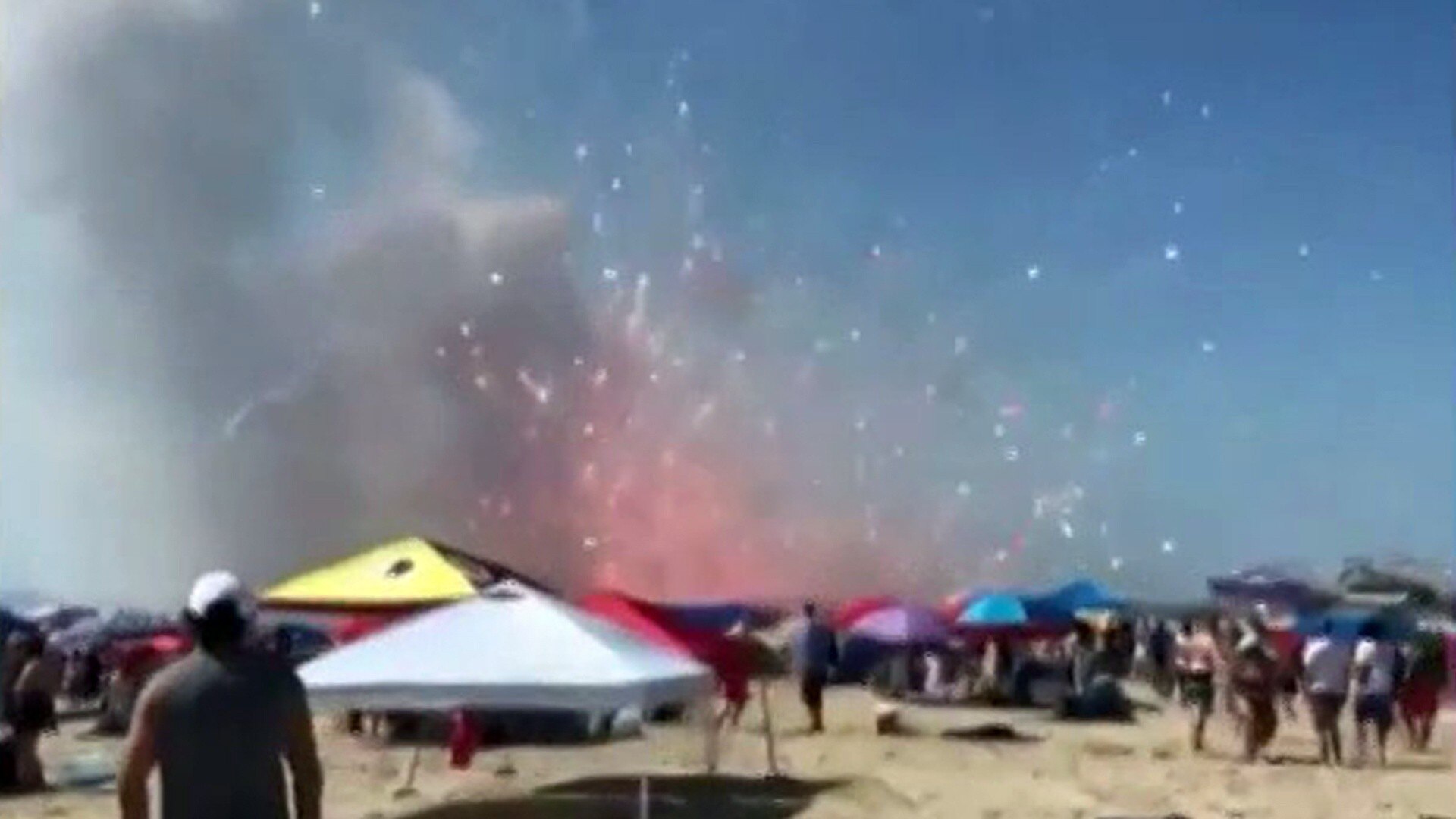 Watch TODAY Highlight: Fireworks explosion goes wrong on Maryland beach ...