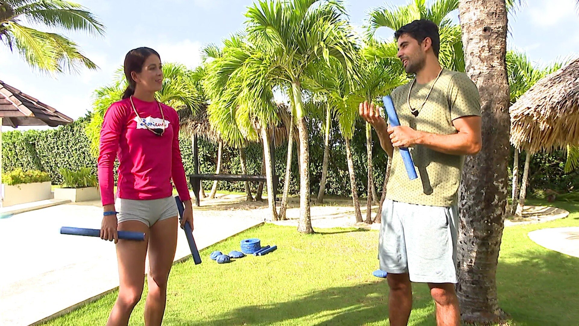 Watch Exatlón Highlight: Exatlón EE.UU. 5: Wilmarie y Andoni hablan de ...