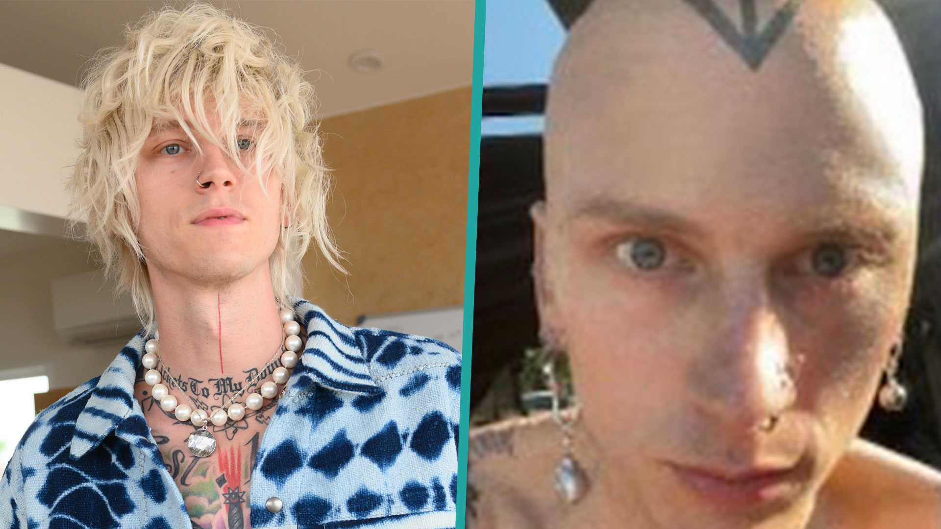 Watch Access Hollywood Highlight: Machine Gun Kelly Shows Off Head ...