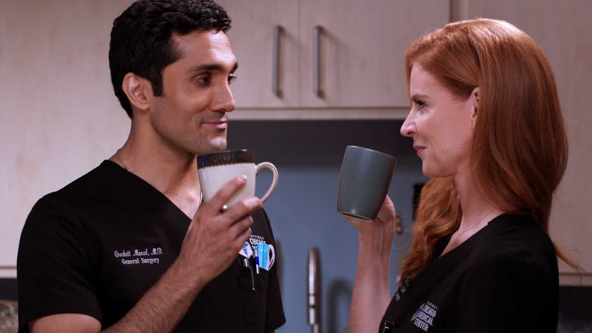 Watch Chicago Med Highlight: Marcel and Blake Kiss! | NBC's Chicago Med ...