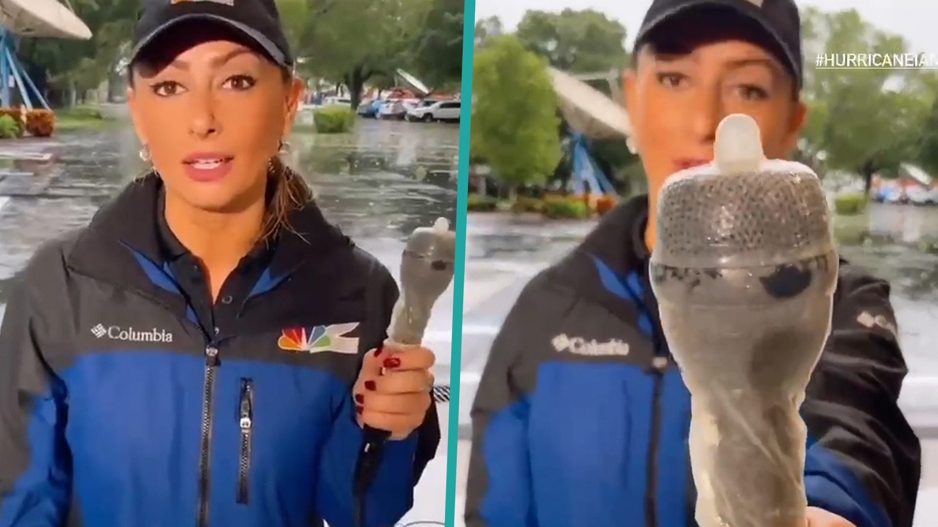 Watch Access Hollywood Highlight: Hurricane Ian Reporter Uses Condom To ...