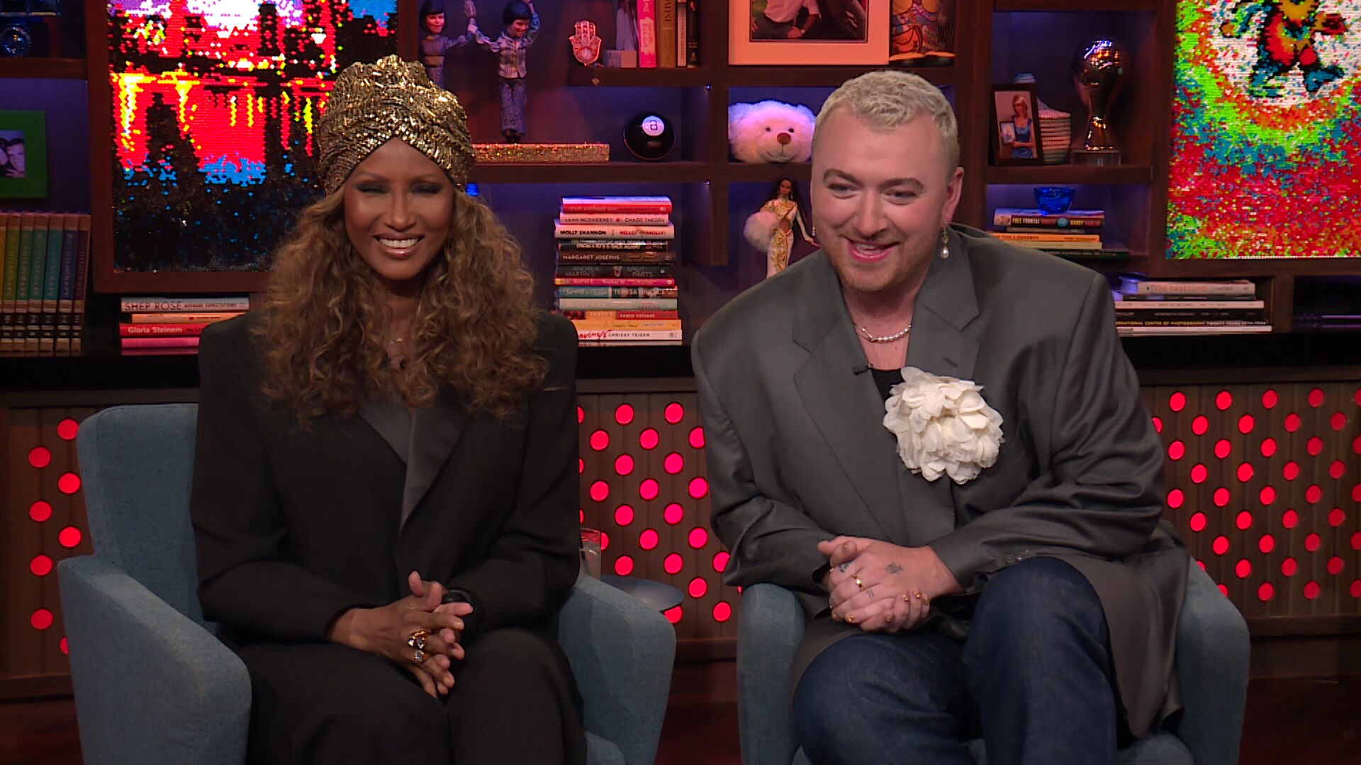 Watch Watch What Happens Live Highlight: Iman and Sam Smith Pick ...