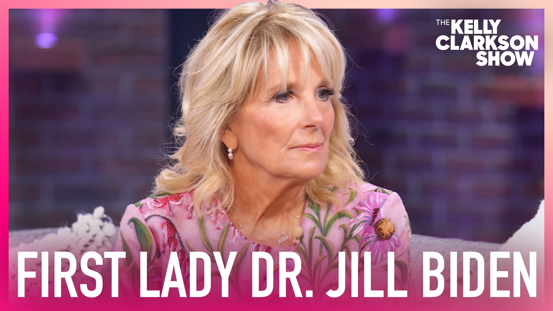 Watch The Kelly Clarkson Show - Official Website Highlight: First Lady Jill Biden Addresses ...