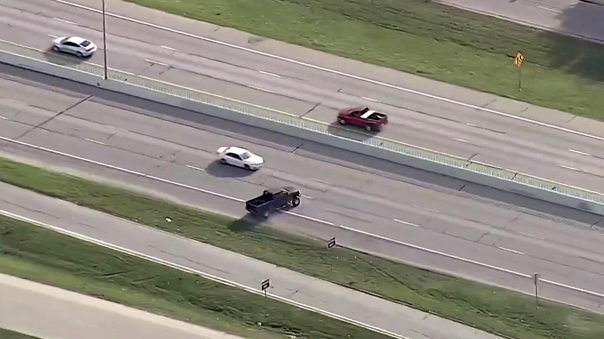 Watch TODAY Excerpt: Caught on camera: Police chase wrong-way driver on TX highway - NBC.com