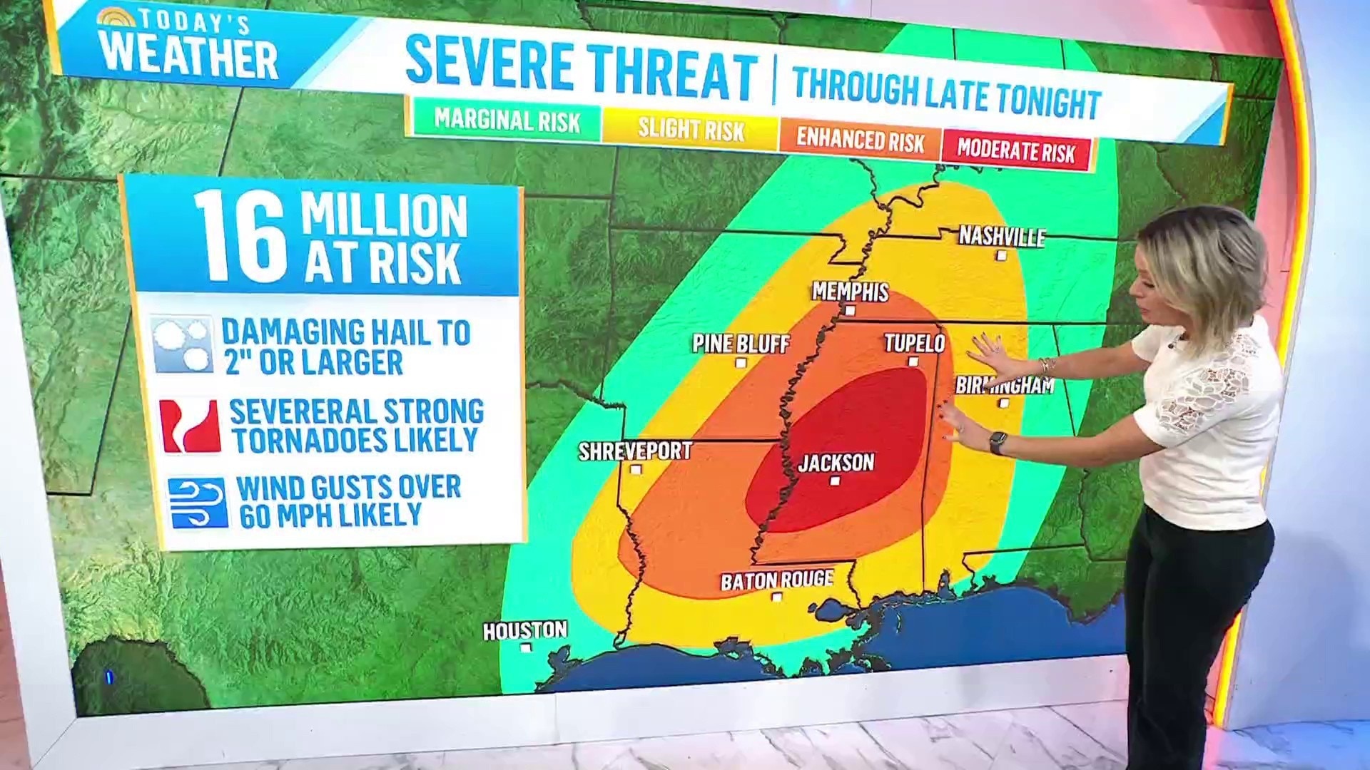 Watch TODAY Excerpt: Severe weather threat stretches from South to the ...