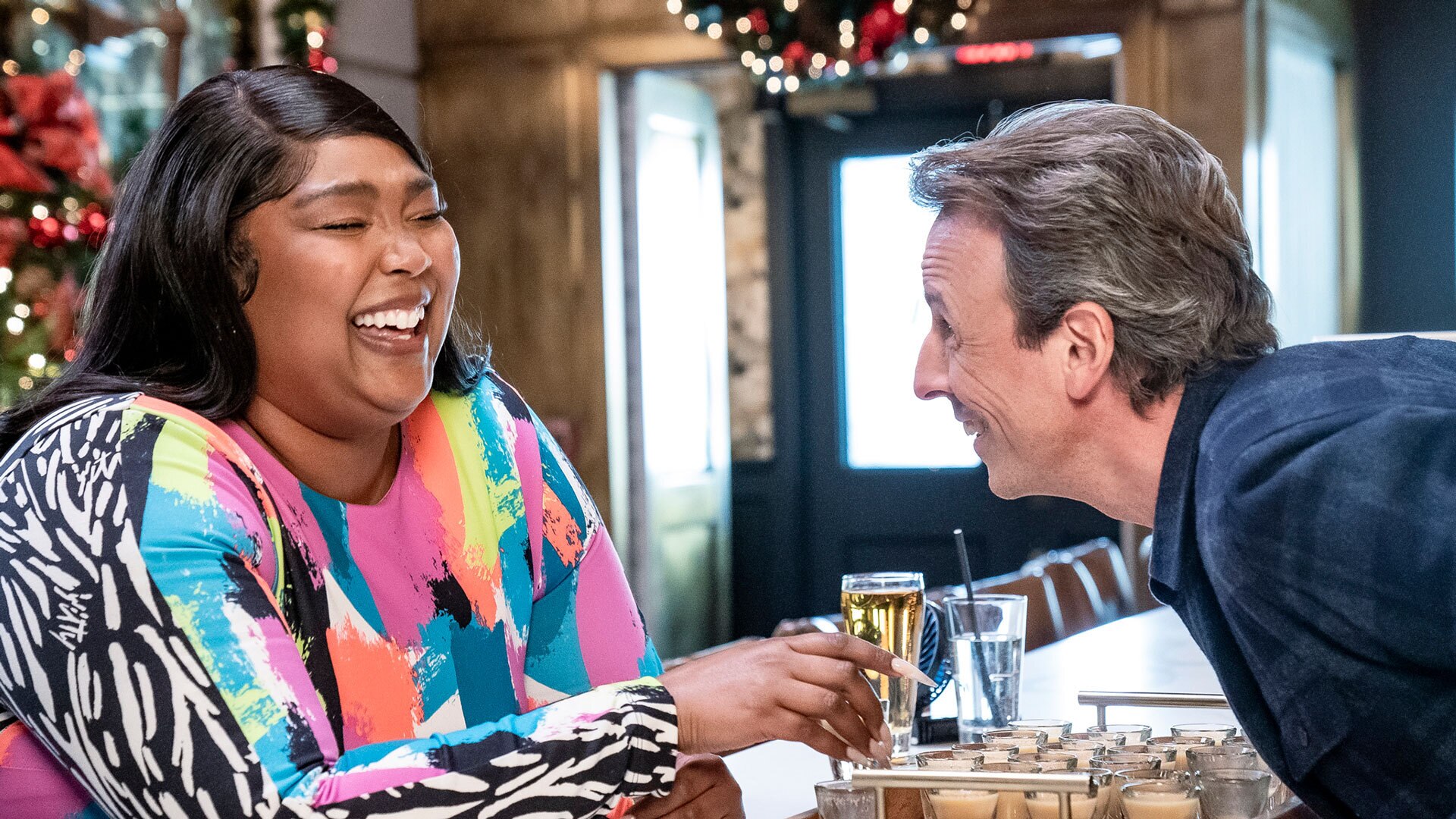 Watch Late Night with Seth Meyers Highlight: Seth and Lizzo Go Day Drinking - NBC.com