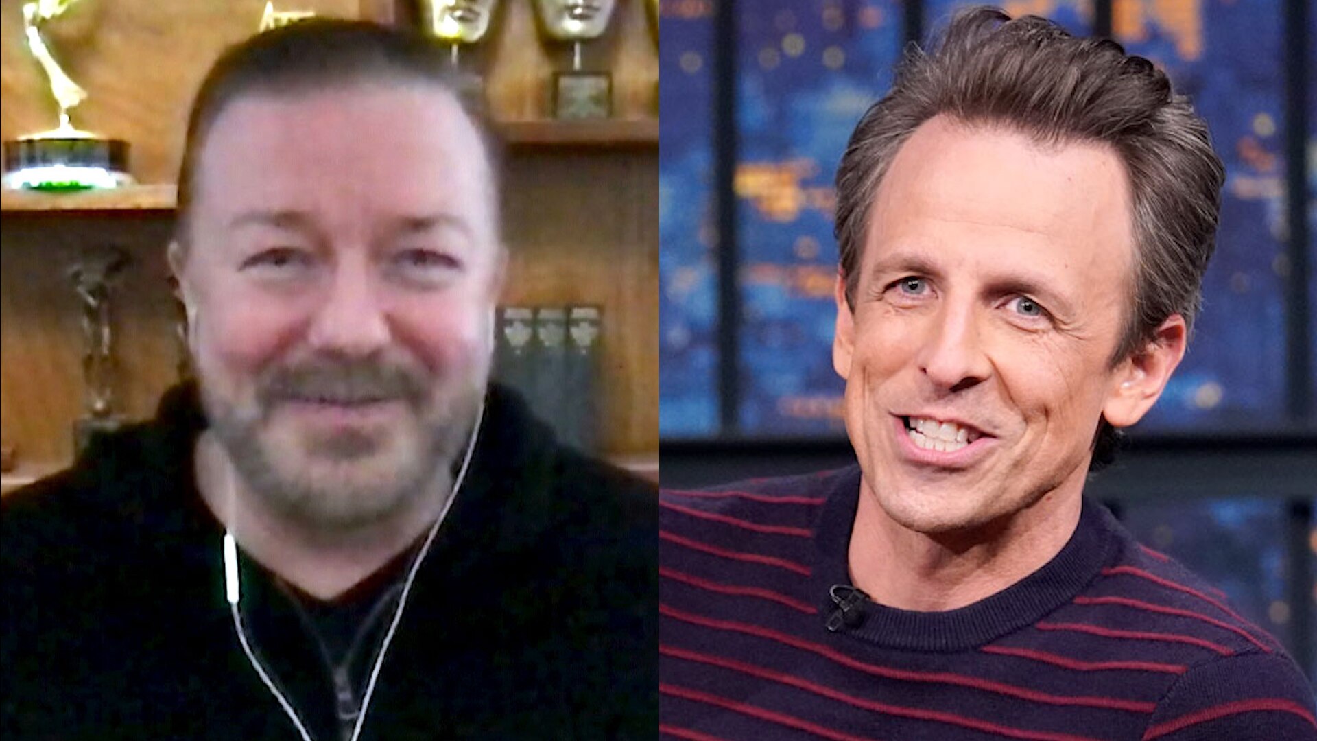 Watch Late Night with Seth Meyers Episode: Ricky Gervais, Edi Patterson ...