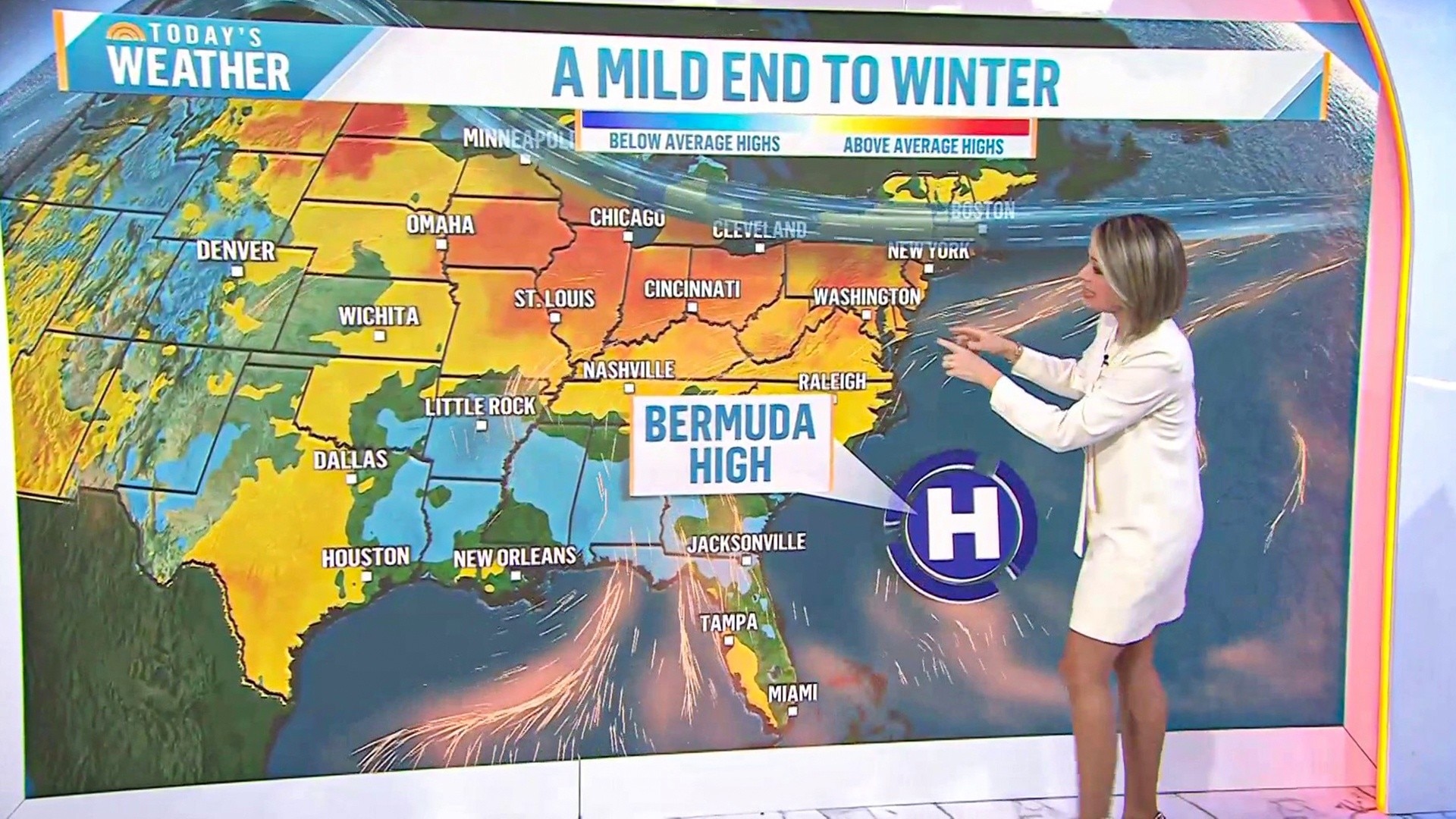 Watch TODAY Excerpt: Say hello to spring! Above average temperatures in ...